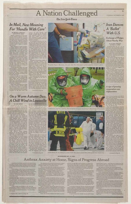 Newspaper In Mail New Meaning For Handle With Care International Center Of Photography