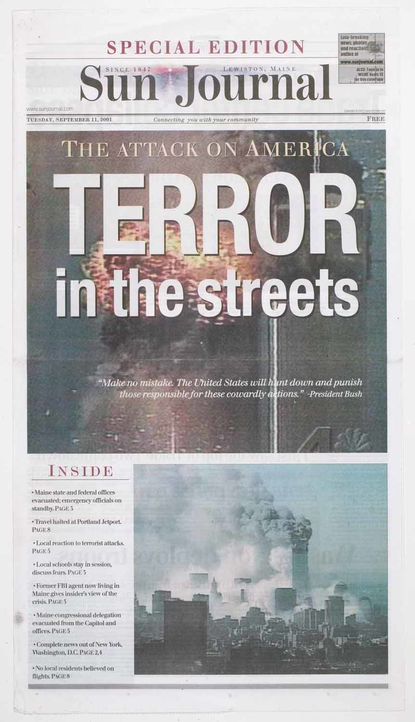 Newspaper: Terror in the Streets | International Center of Photography