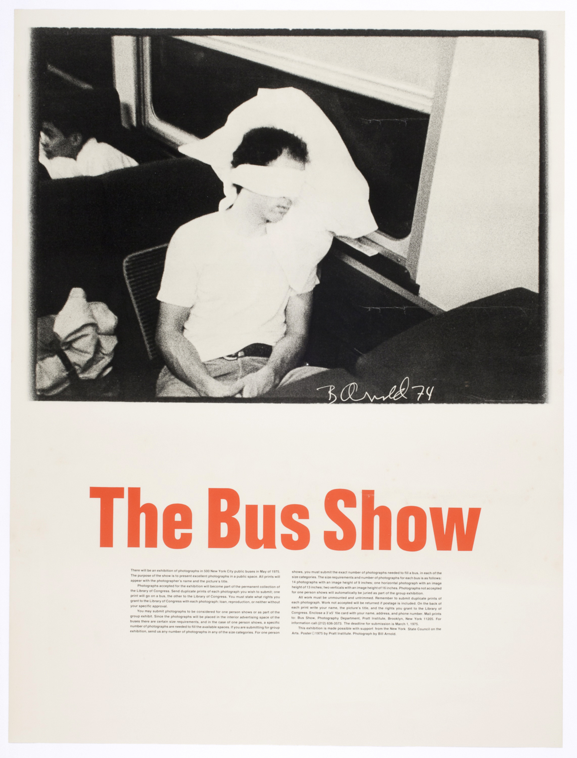 [Call for artists poster, The Bus Show, New York City buses, New York ...