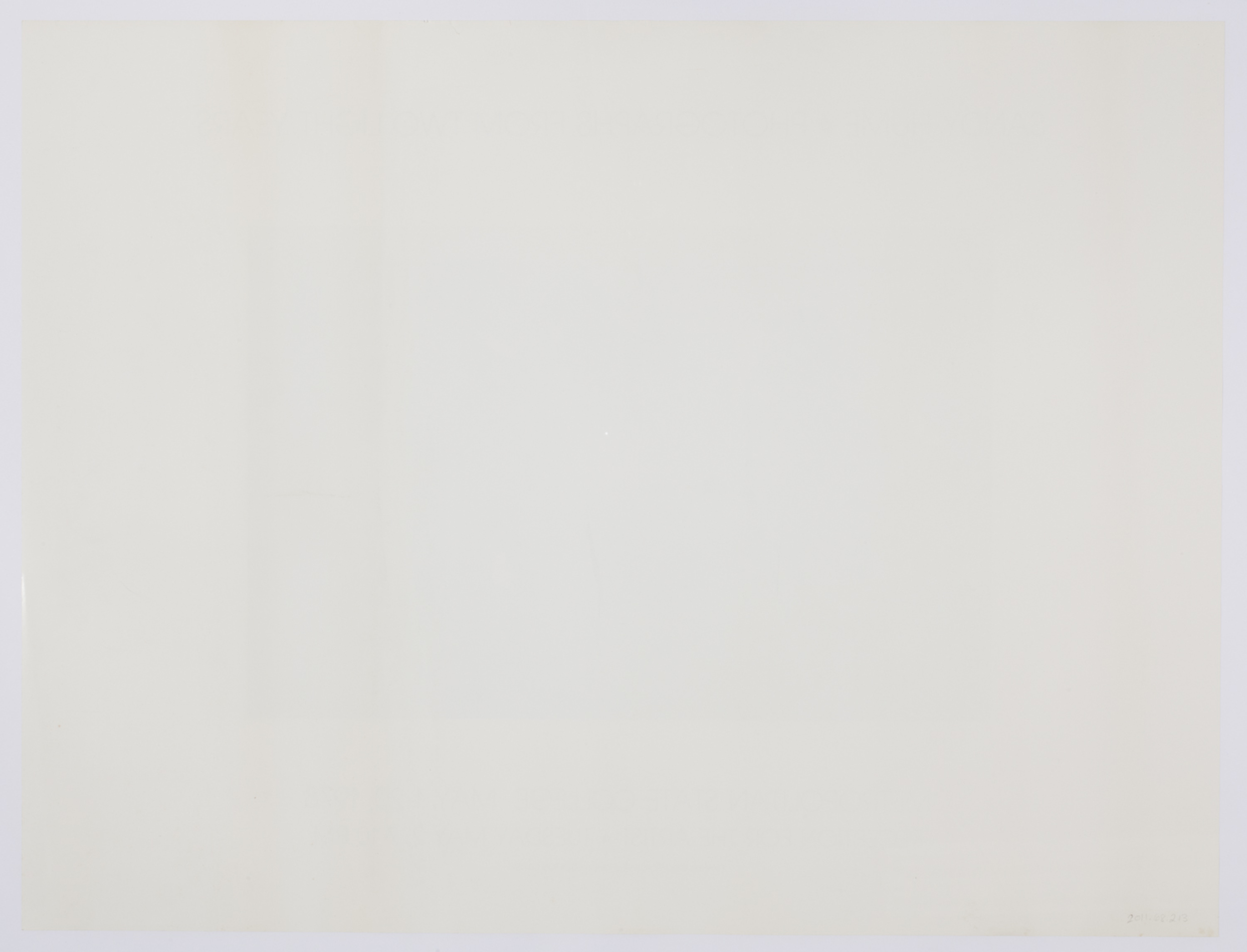 [Exhibition poster for Sandy Hume: Photographs from Two Light Years ...