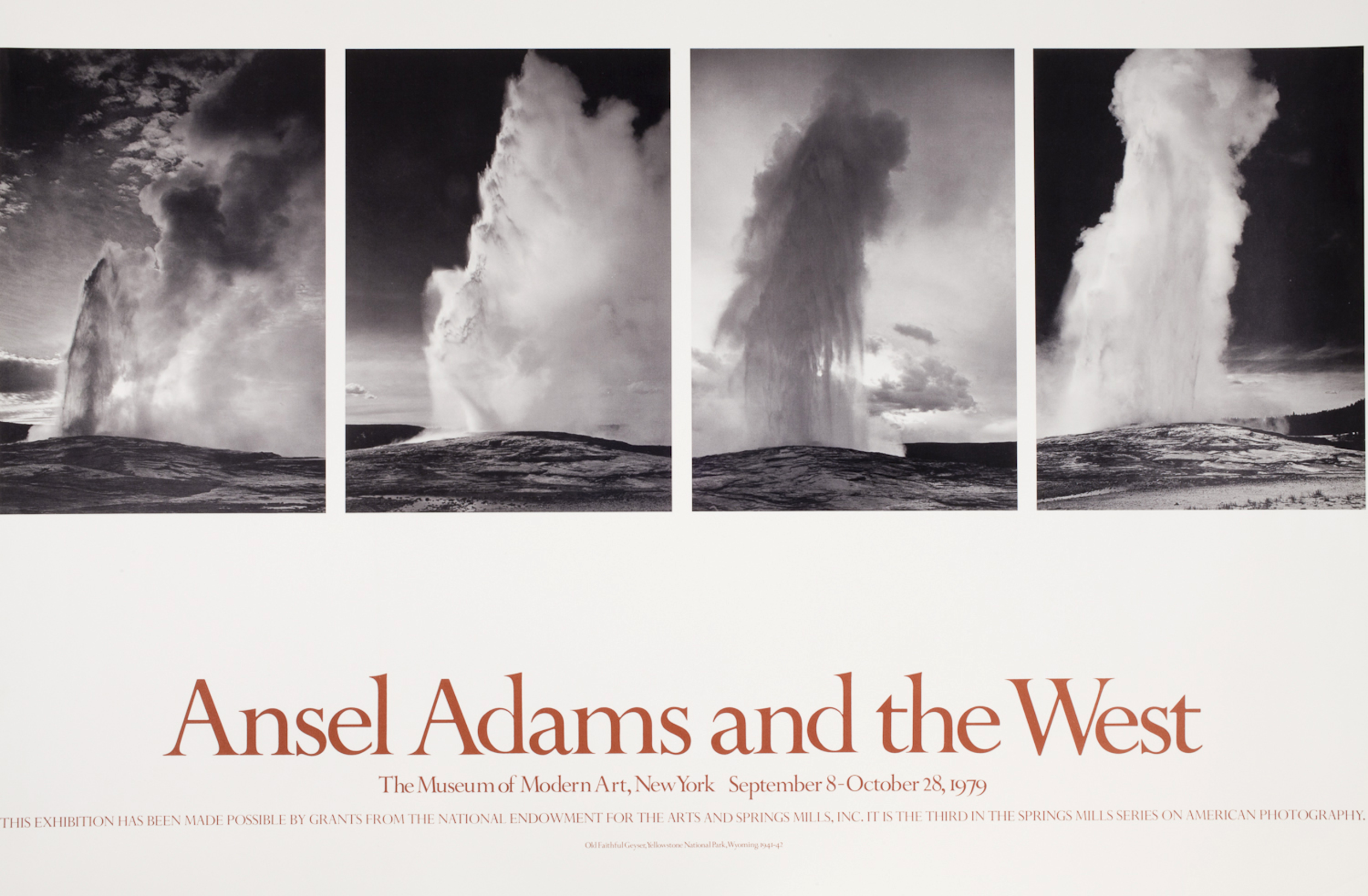 [Exhibition poster for Ansel Adams and the West, The Museum of Modern ...