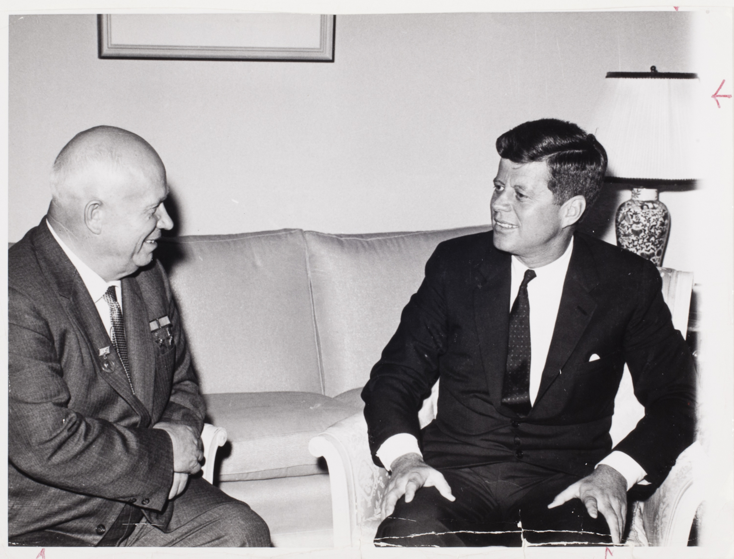 [John F. Kennedy and Nikita Khrushchev] | International Center of ...