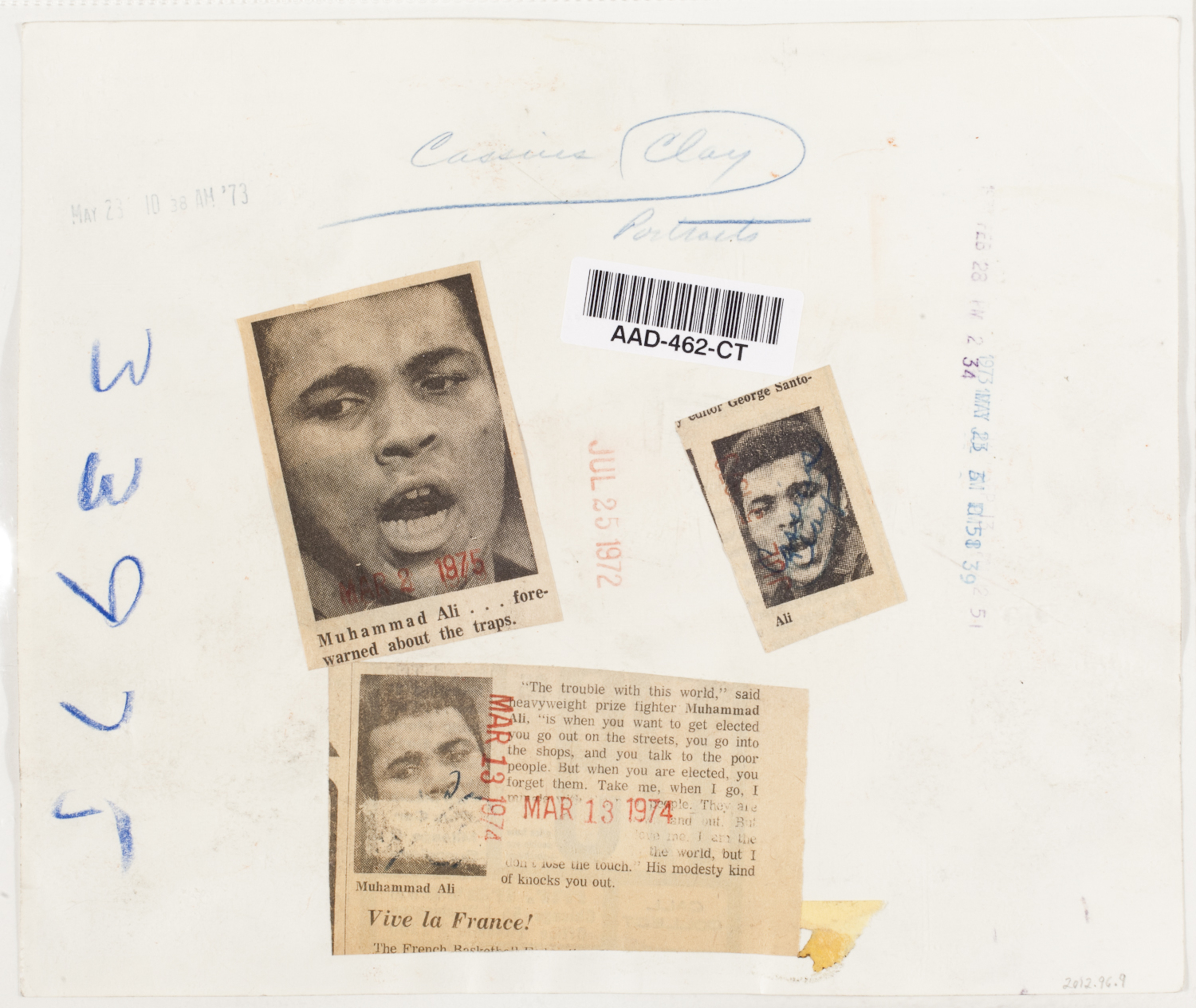 [Muhammad Ali announcing his exhibition matches against Eddie "Bossman ...