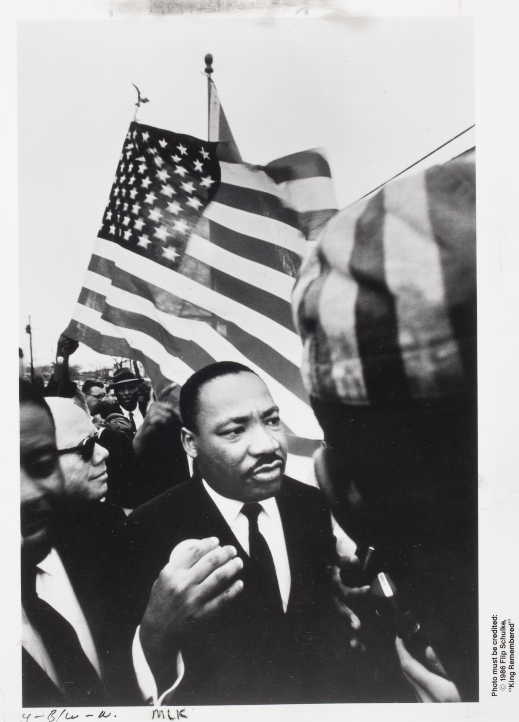 [Martin Luther King Jr. leading second march from Selma to Montgomery ...