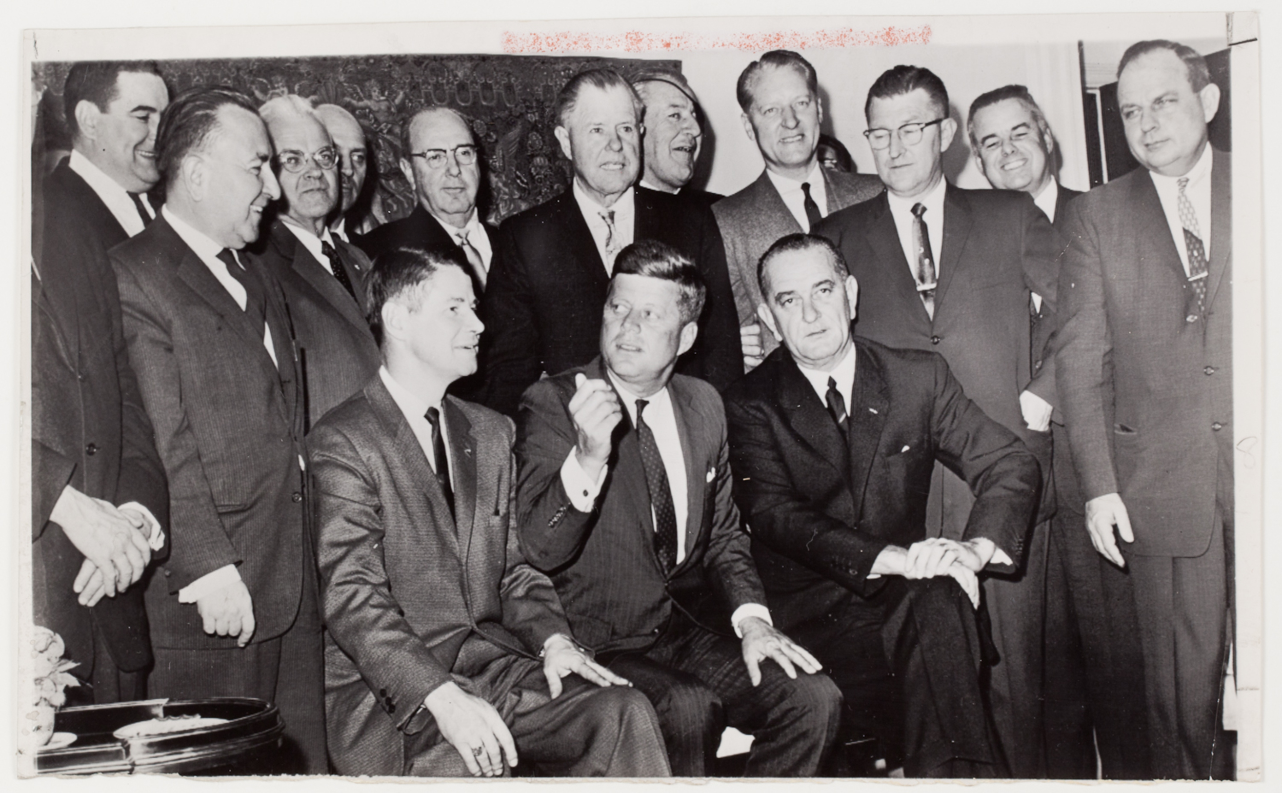 [President John F. Kennedy meeting with leaders of the top U.S ...