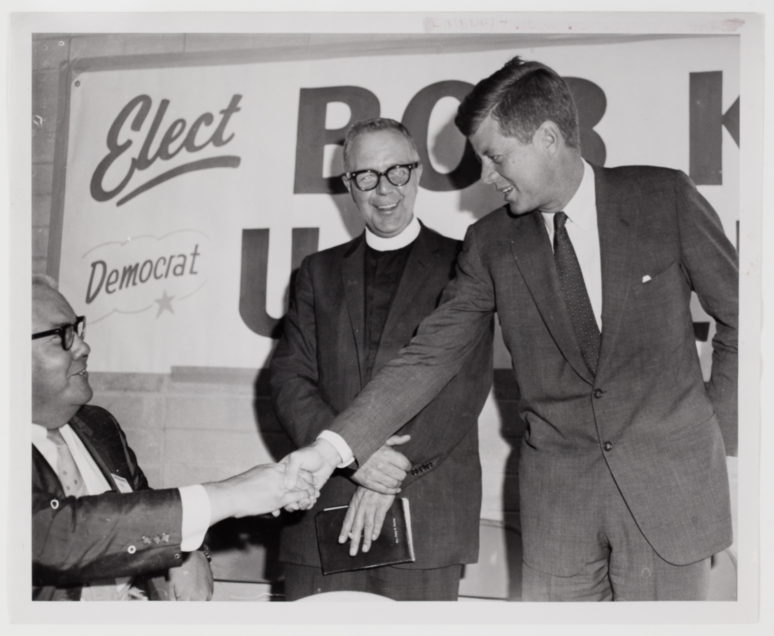 [Senator John F. Kennedy shaking hands at Colorado Democratic State ...