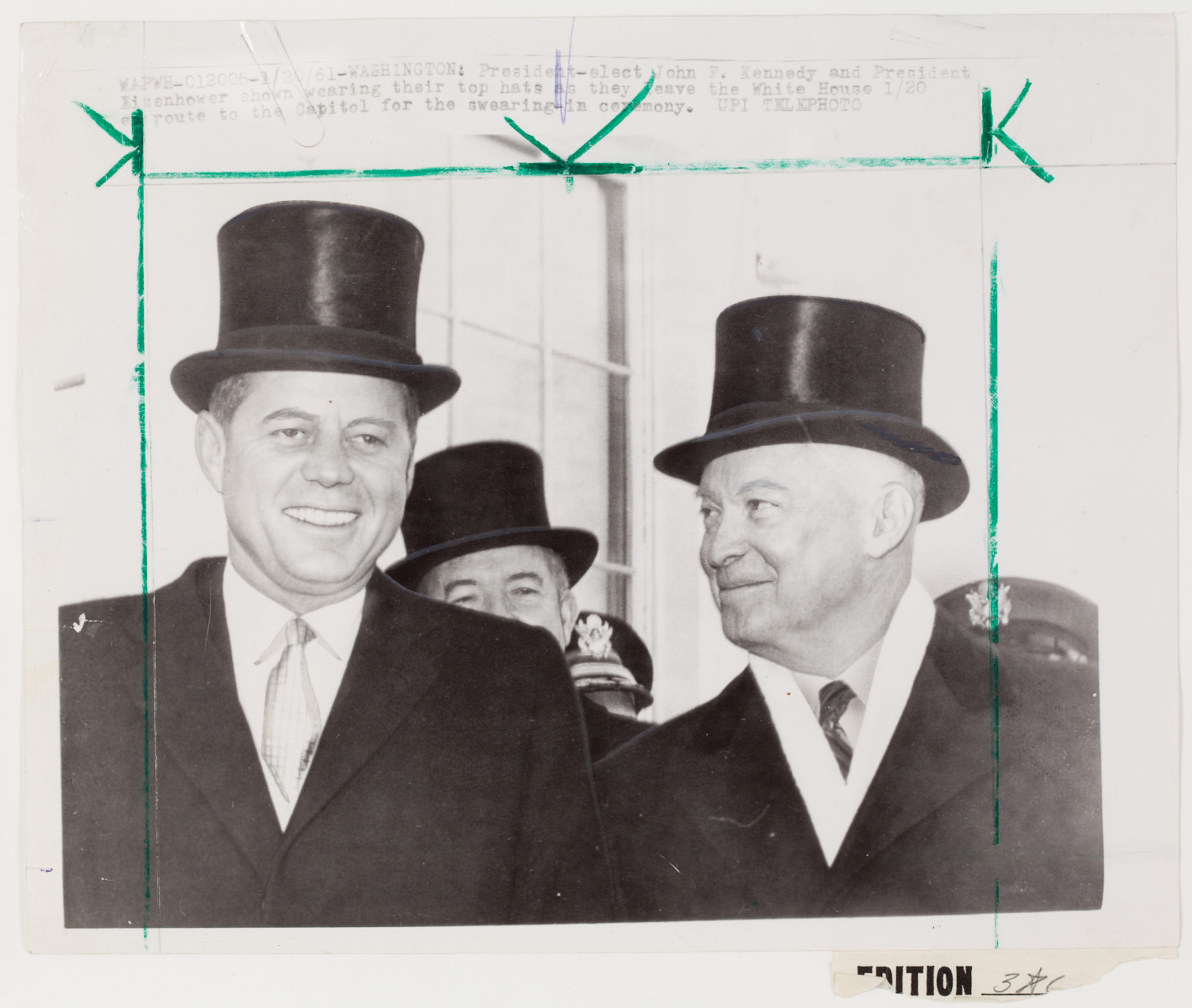 [President-elect John F. Kennedy and President Eisenhower, Washington ...