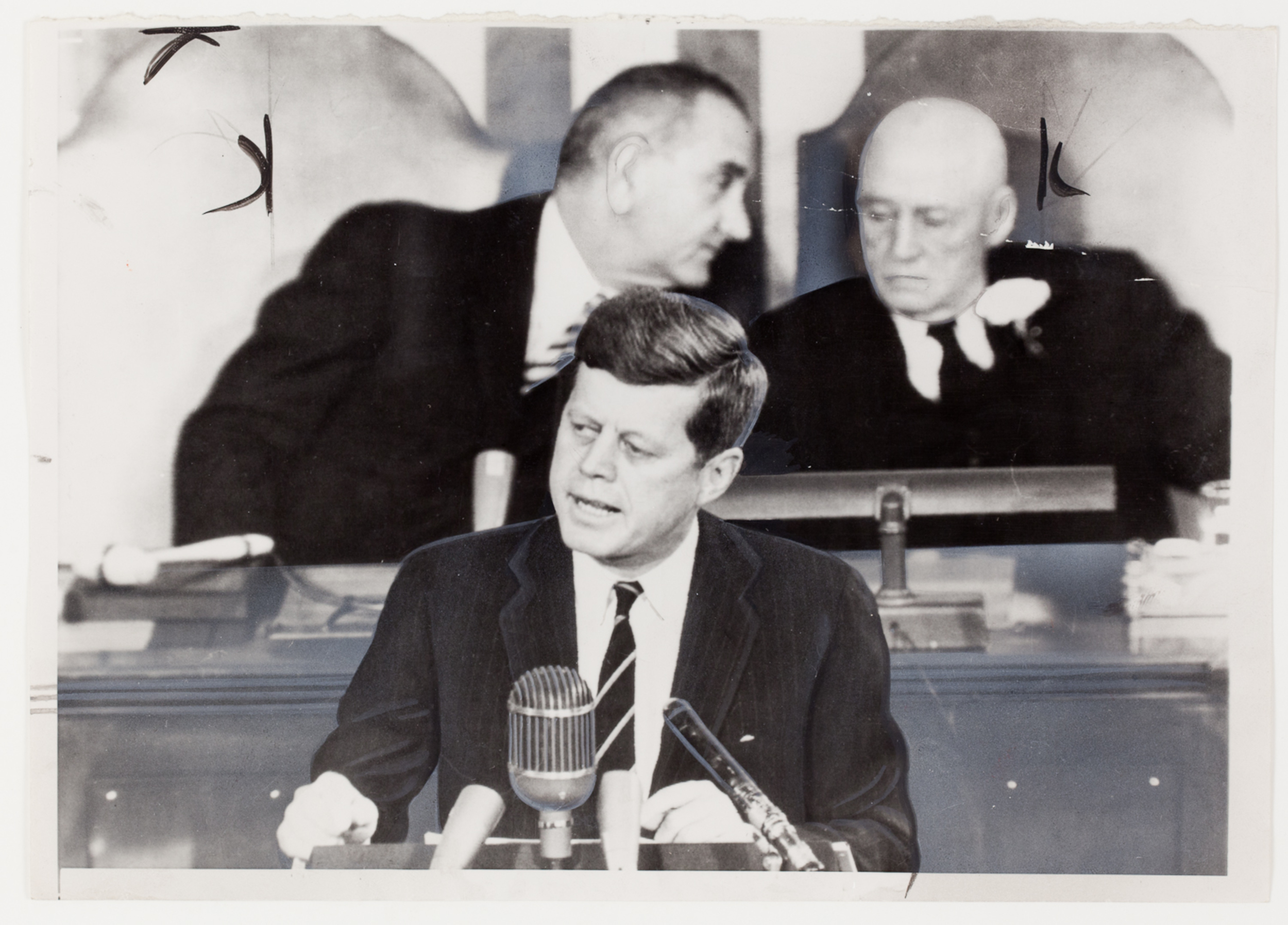 [President John F. Kennedy speaking before Congress, Washington, D.C ...