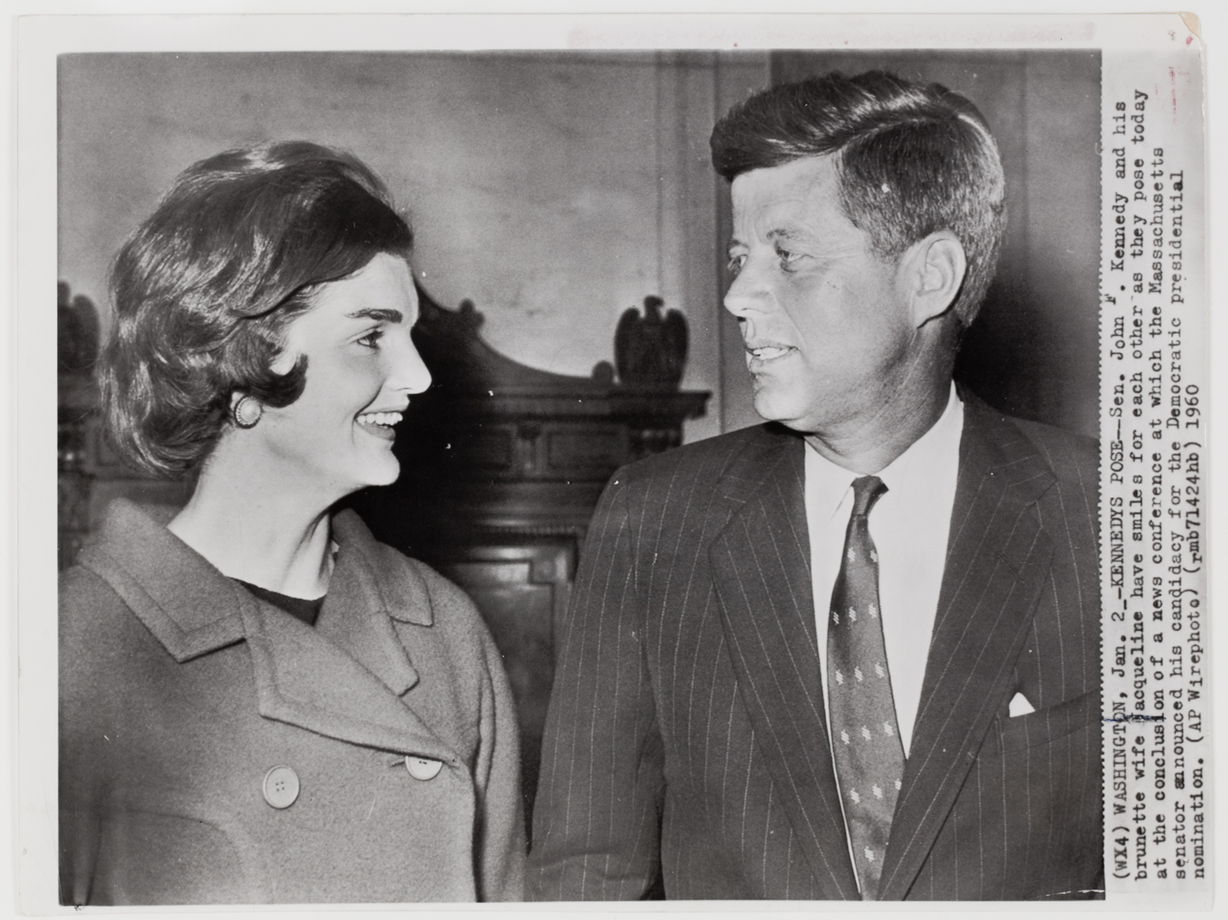 [Senator John F. Kennedy and Jacqueline Kennedy, Washington, D.C ...
