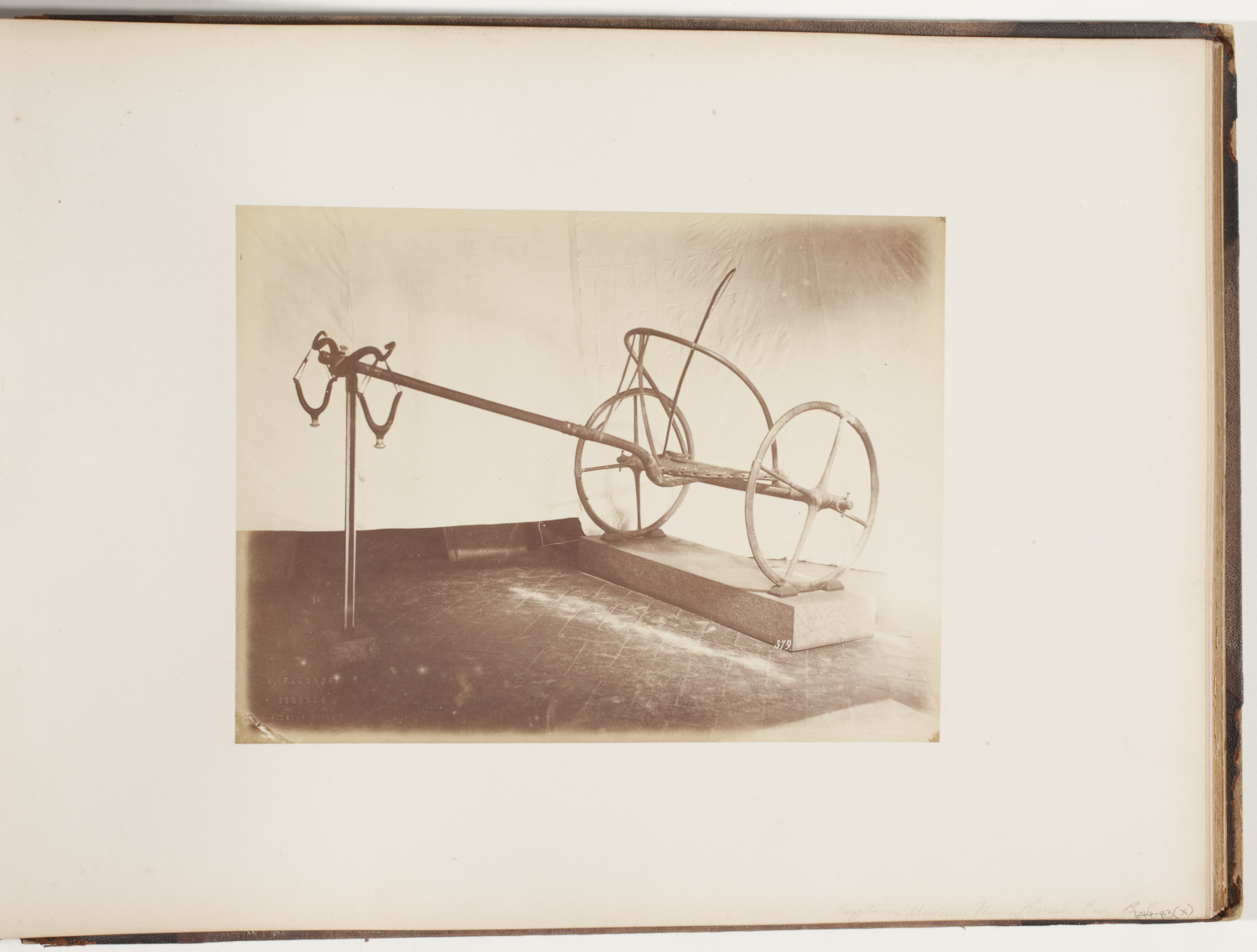 [Ancient Roman chariot, Egyptian section, National Archaeological ...