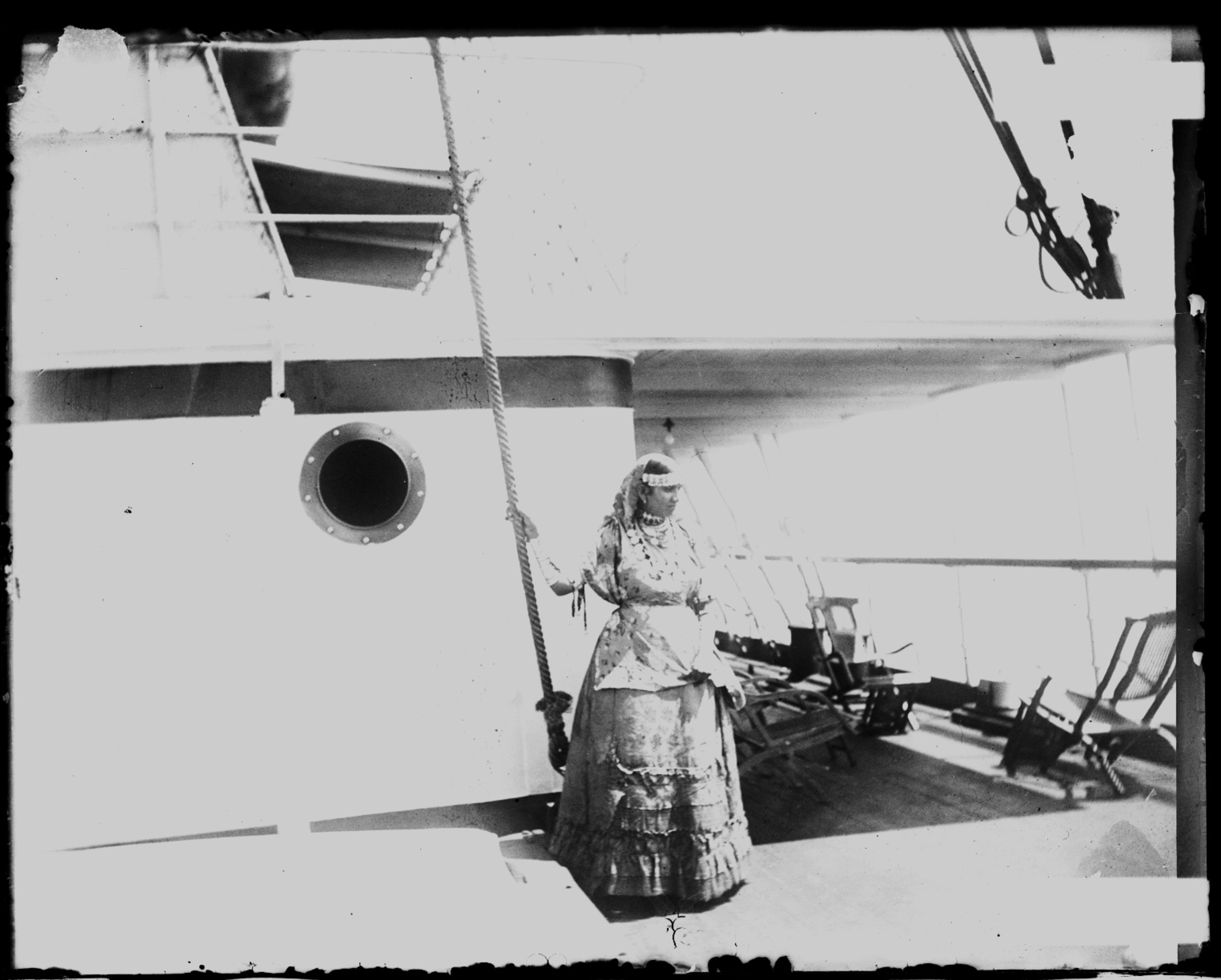[Julia on ship] | International Center of Photography