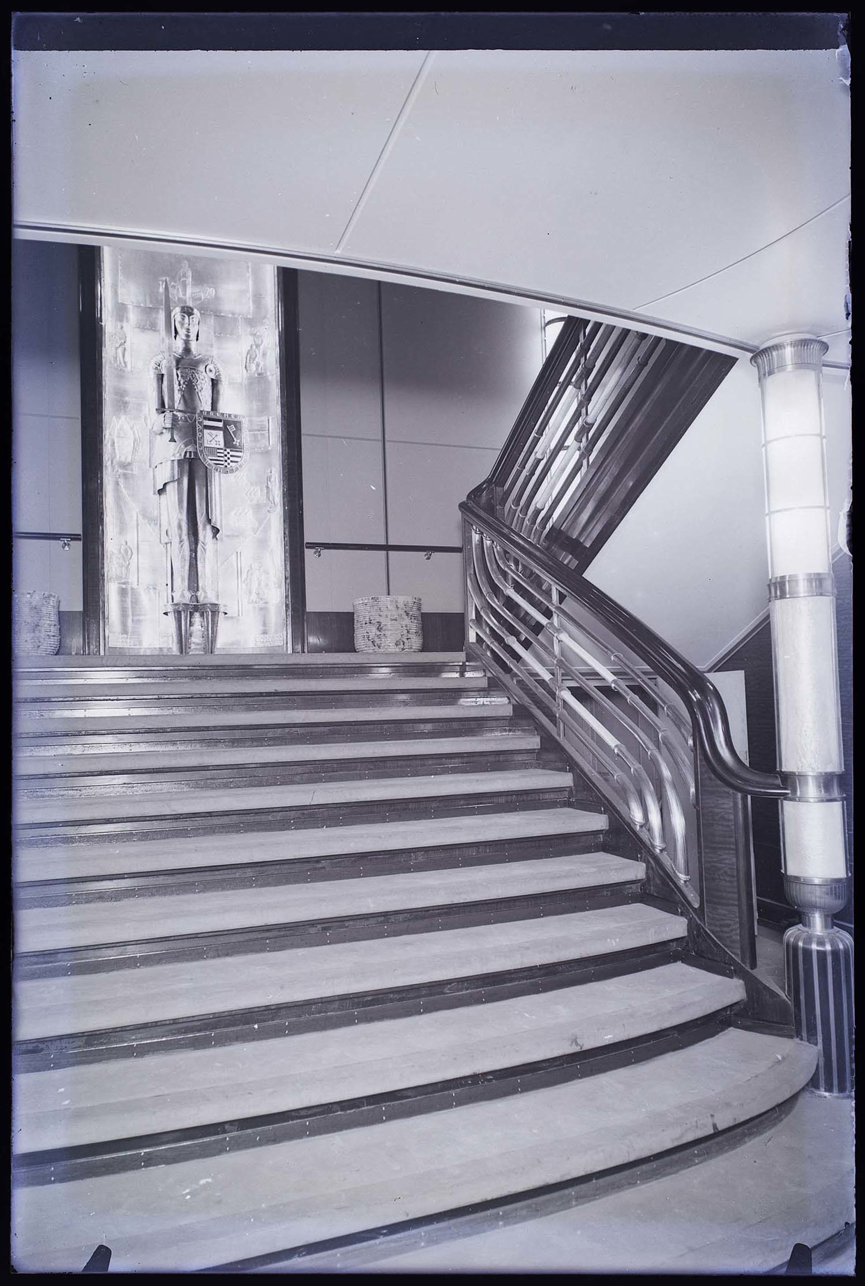 [Staircase, SS Bremen] | International Center of Photography