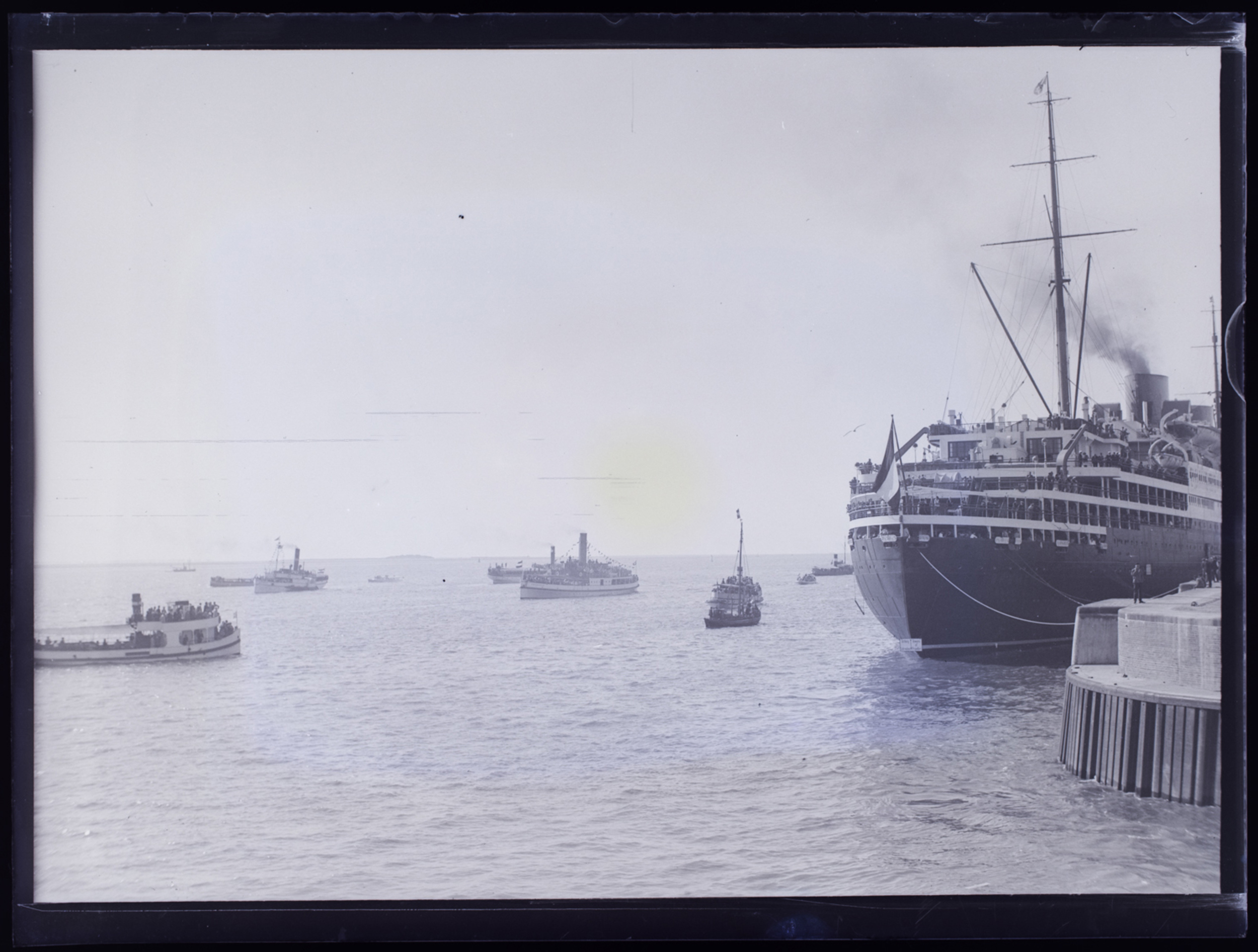 [SS Bremen in port, Bremerhaven, Germany] | International Center of ...