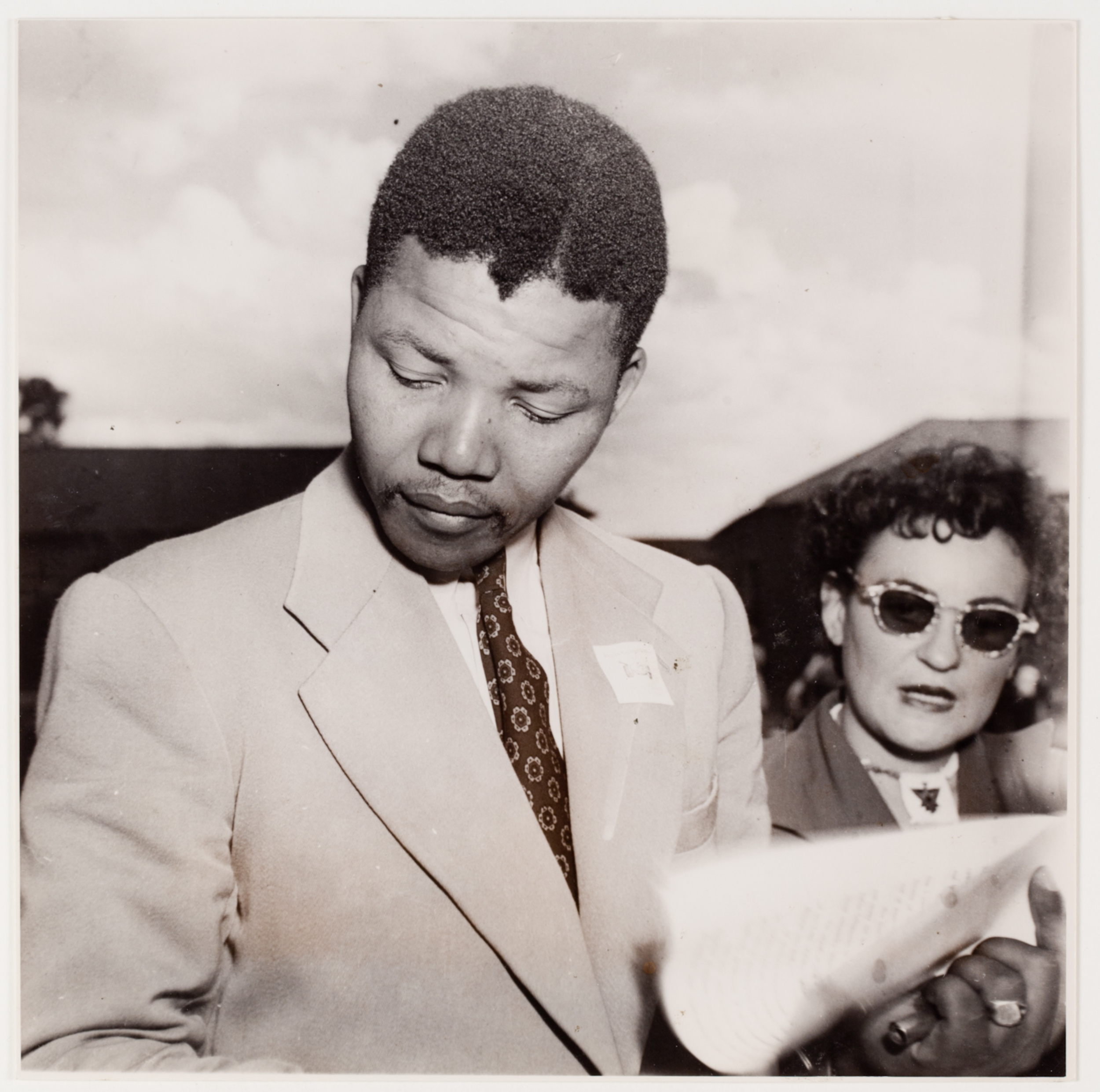 [Nelson Mandela and Ruth First, Bloemfontein, South Africa ...