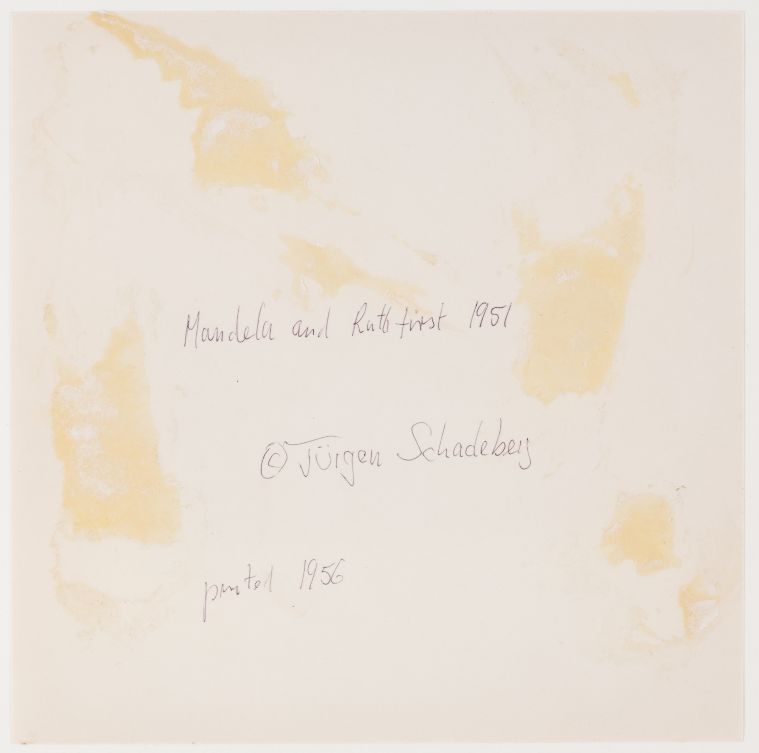 [Nelson Mandela and Ruth First, Bloemfontein, South Africa ...