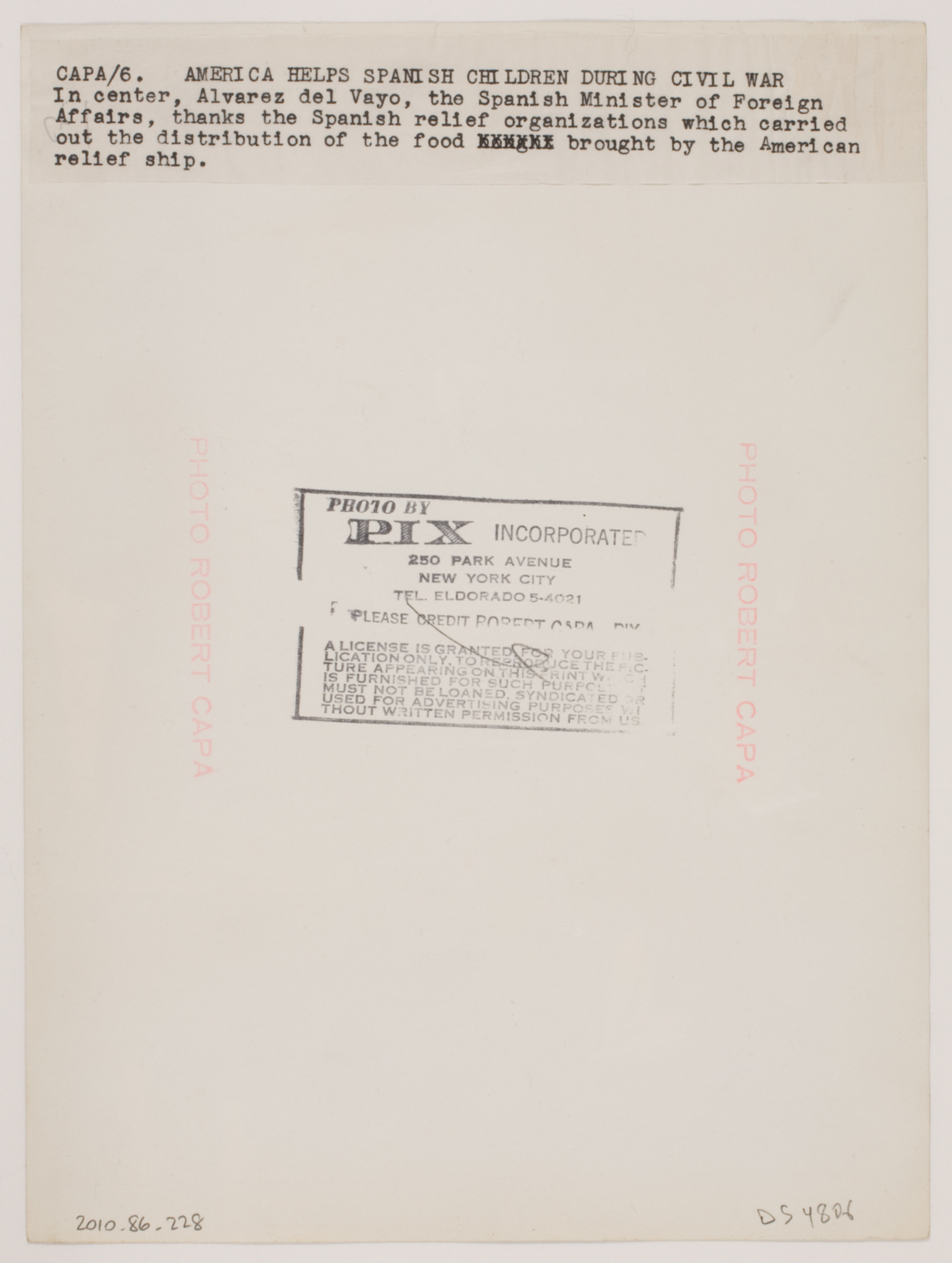 [Spanish Minister of Foreign Affairs, Julio Alvarez del Vayo, making a ...