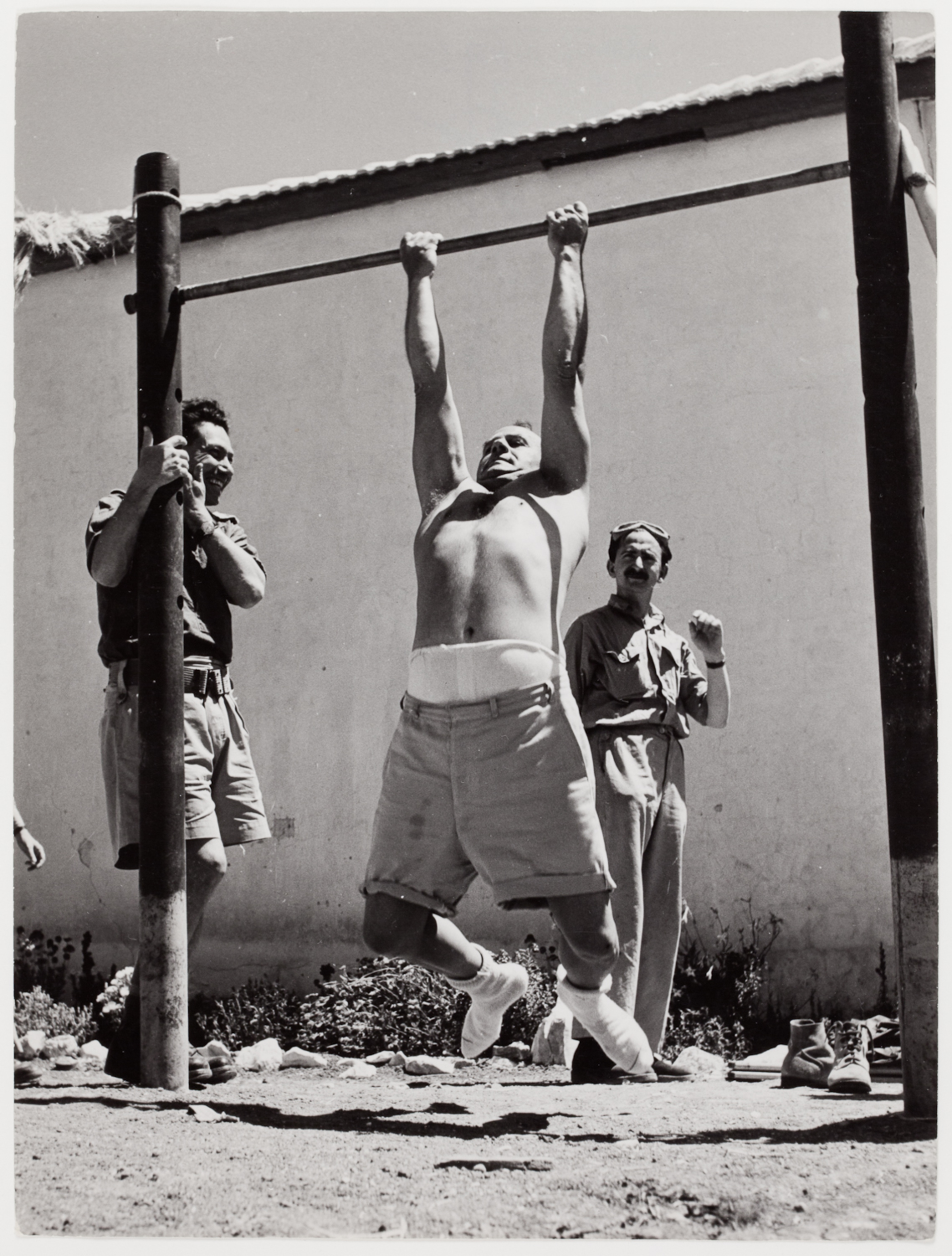 [Col. David Marcus exercising, Israel] | International Center of ...