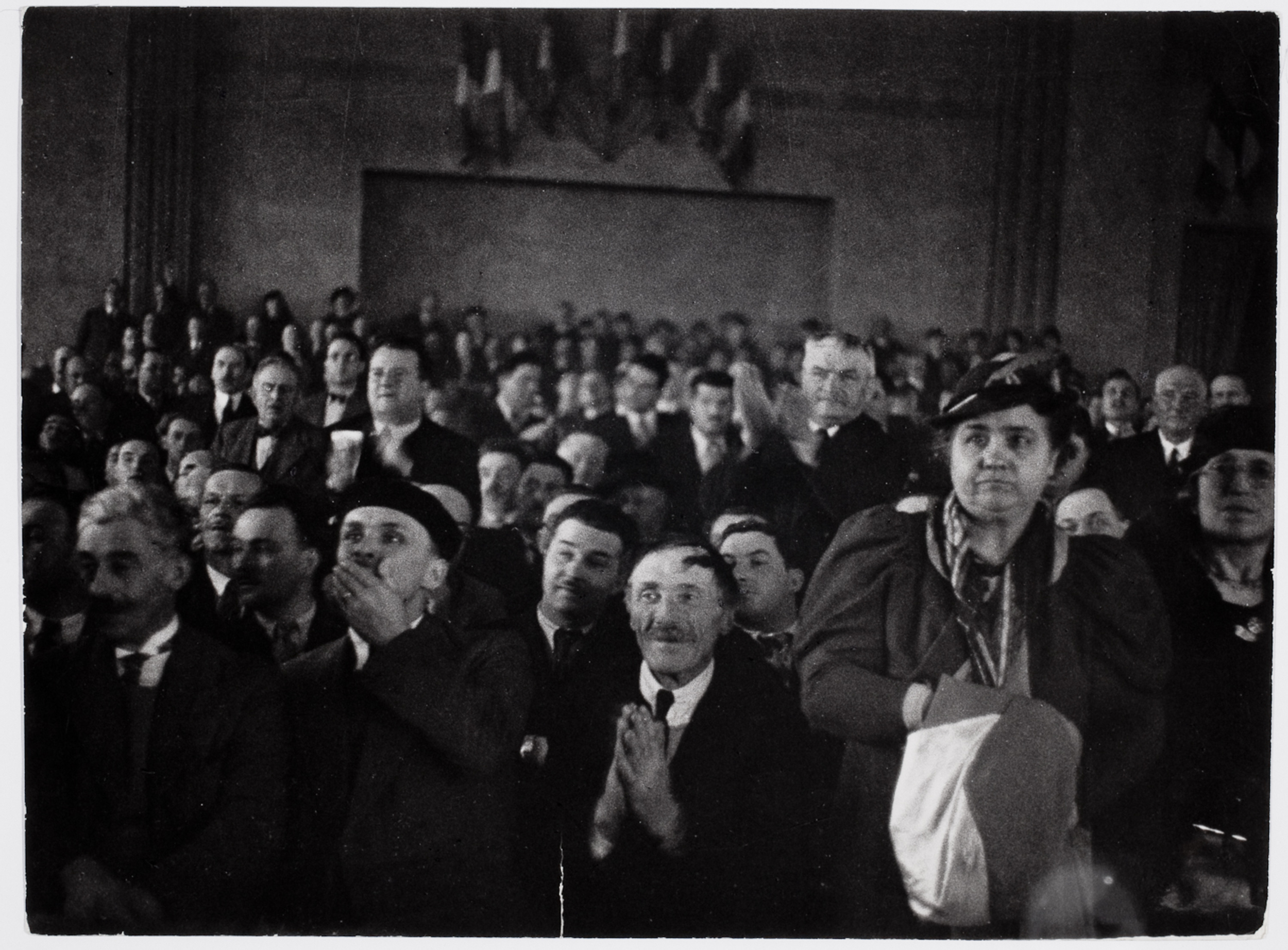 [Audience at Congress of the Radical Socialist Party, Biarritz, France ...