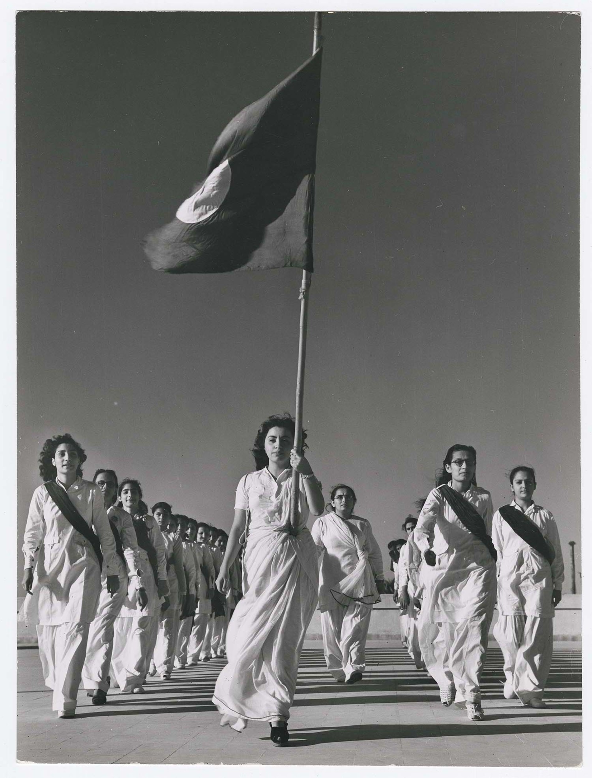 [Pakistani members of the Sind Muslim Women's National Guard during ...