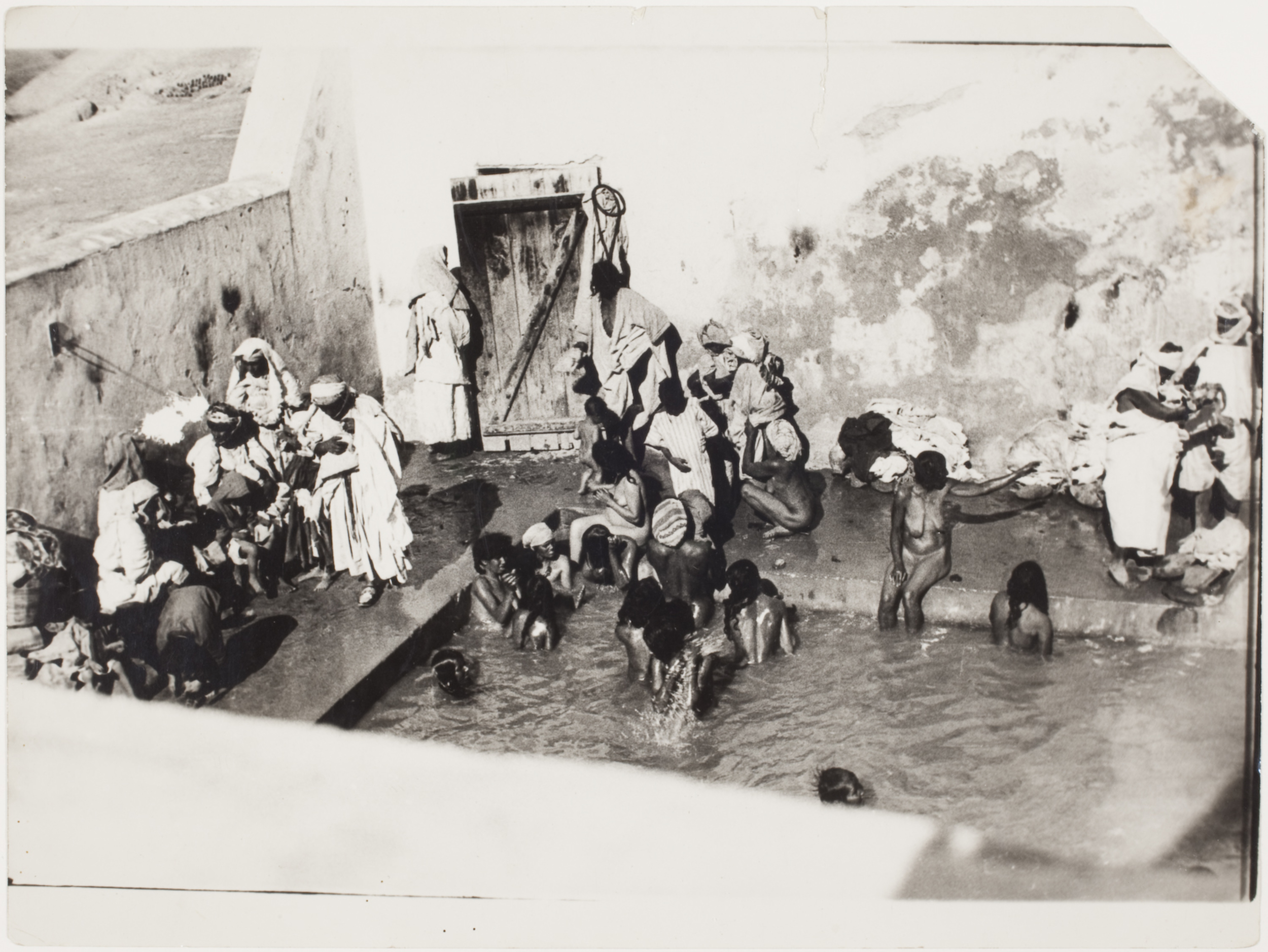 [Women bathing in public pool, Morocco] | International Center of ...