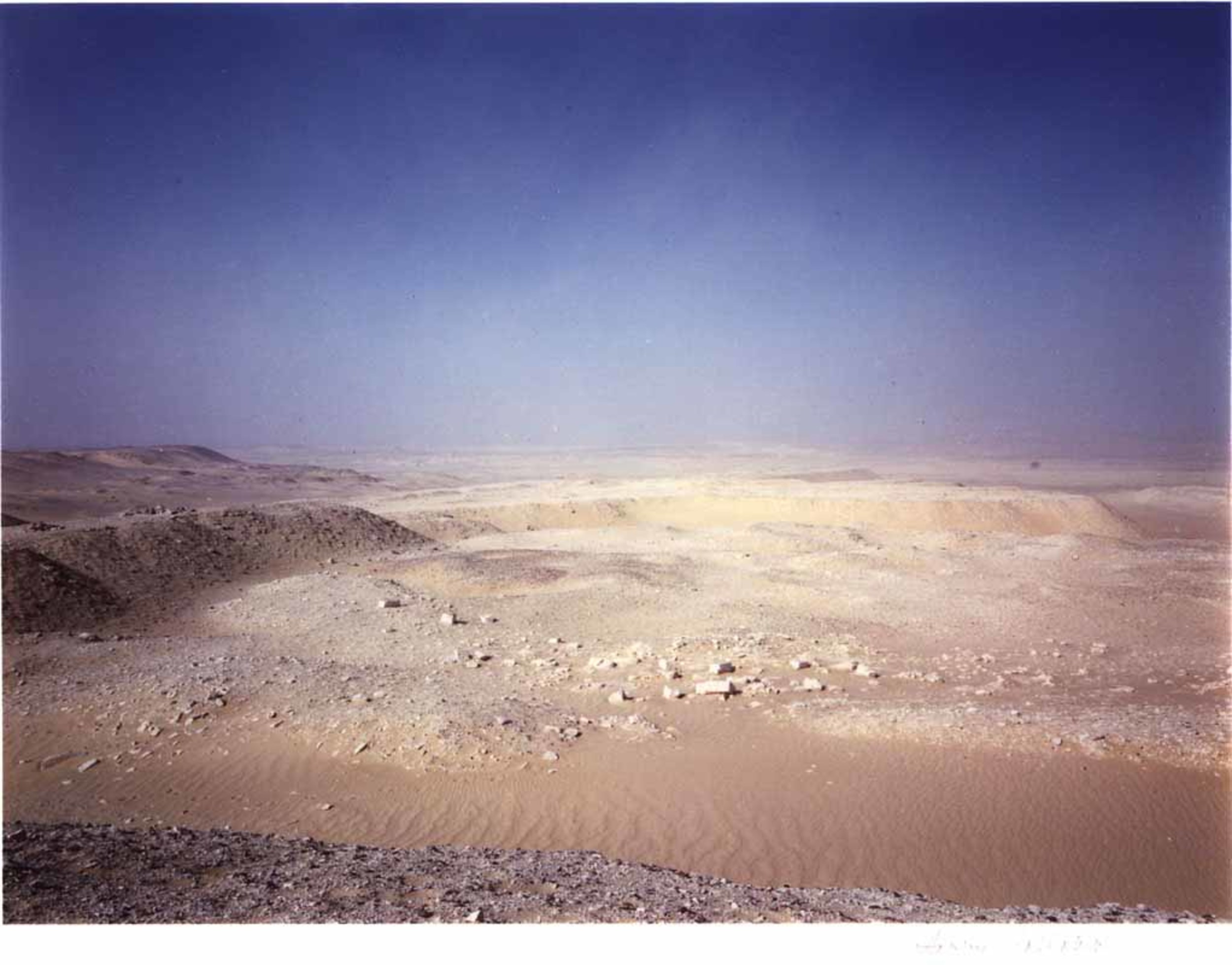 Desert and Blue Sky, Egypt | International Center of Photography