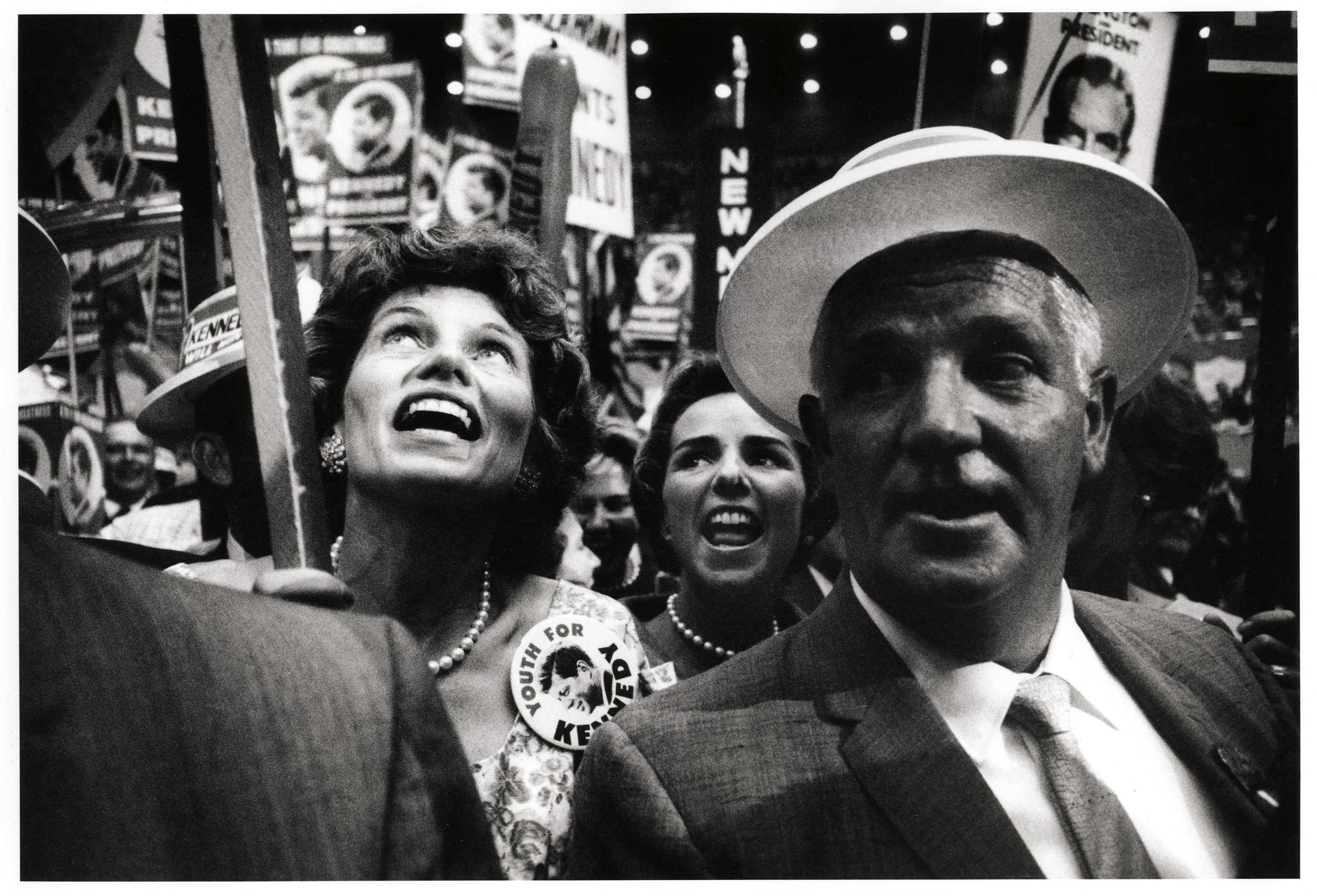 [Eunice Shriver and Ethel Kennedy at the Democratic National Convention ...