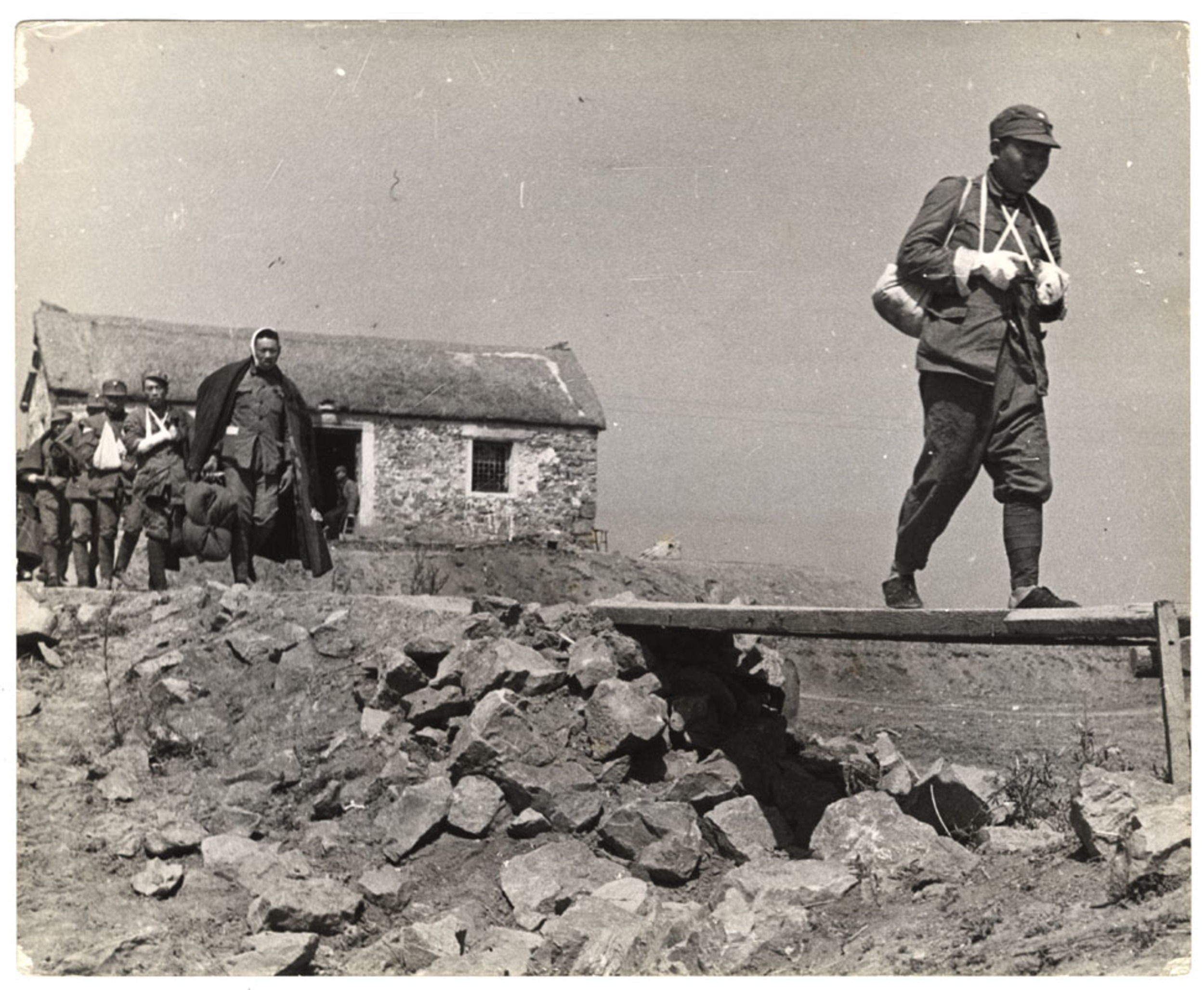 [Wounded soldiers, Tai'erzhuang, Xuzhou front, China] | International ...