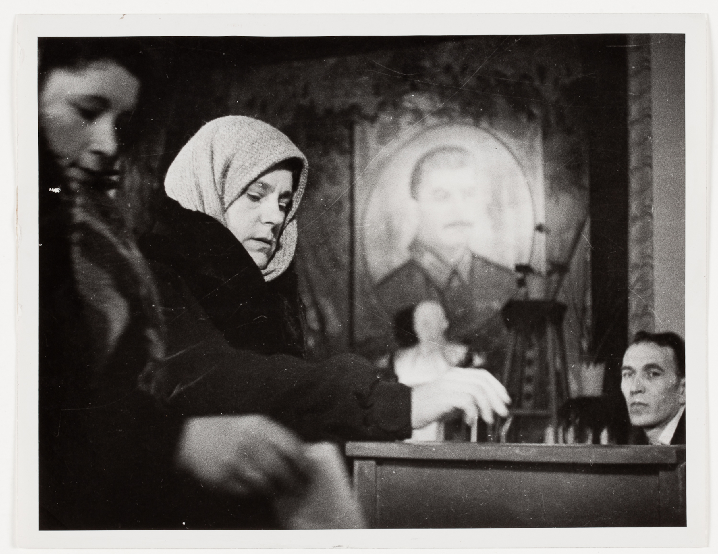 [Woman casting a vote for Joseph Stalin, USSR] | International Center ...