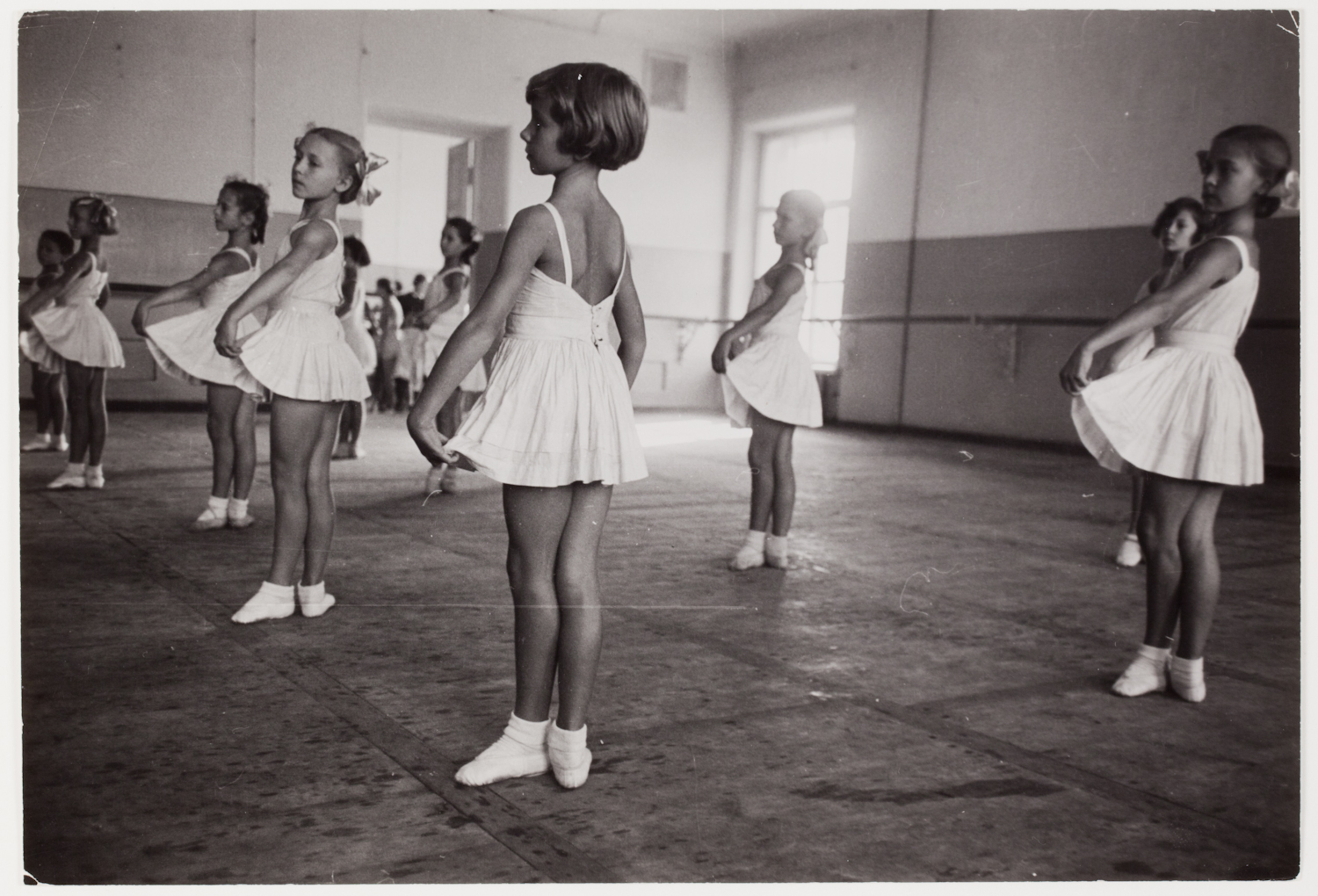[Girls in a ballet class, Bolshoi Theater Ballet School, Moscow ...