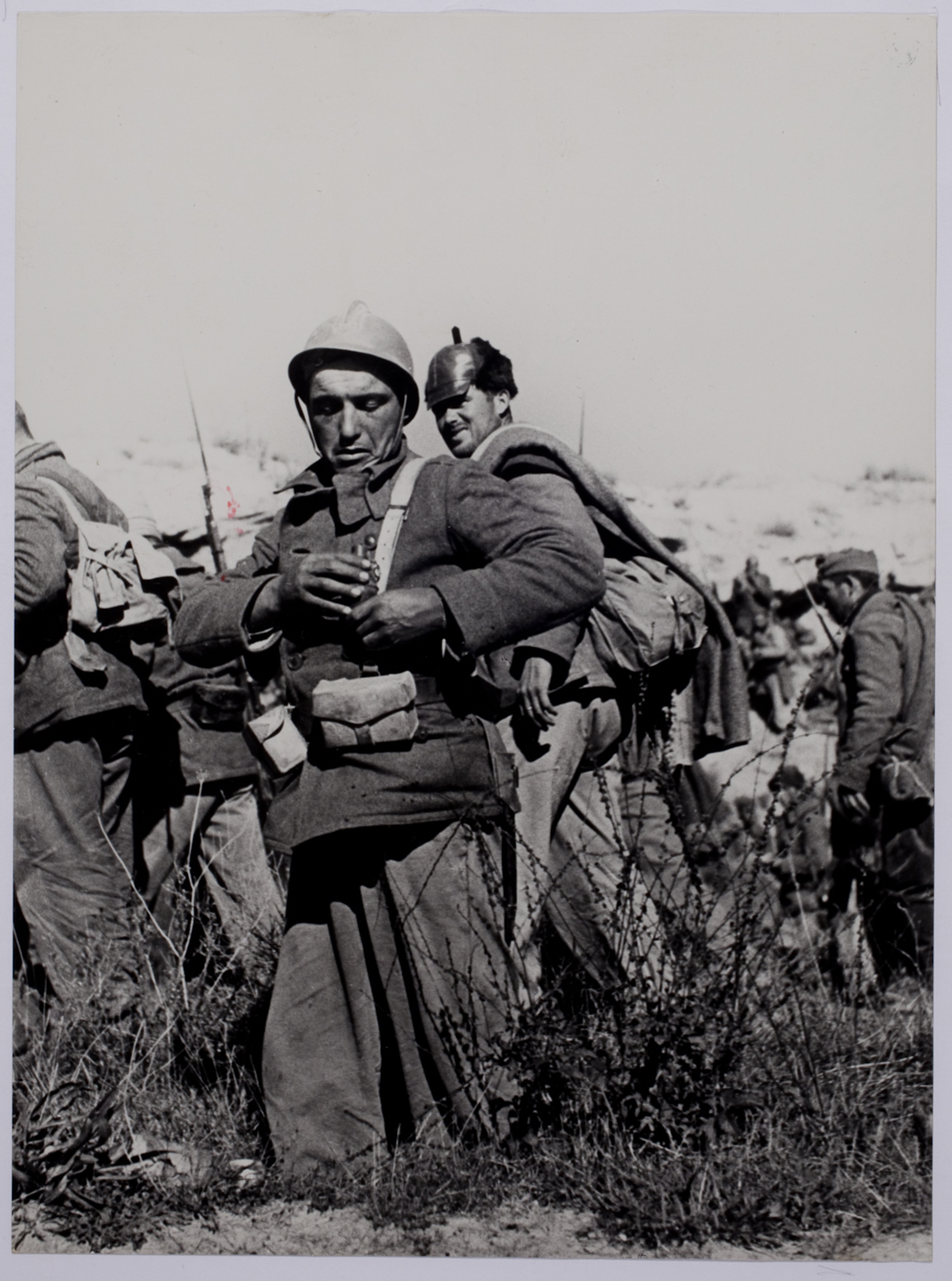 [Republican soldiers, Río Segre, Aragón front, near Fraga, Spain ...