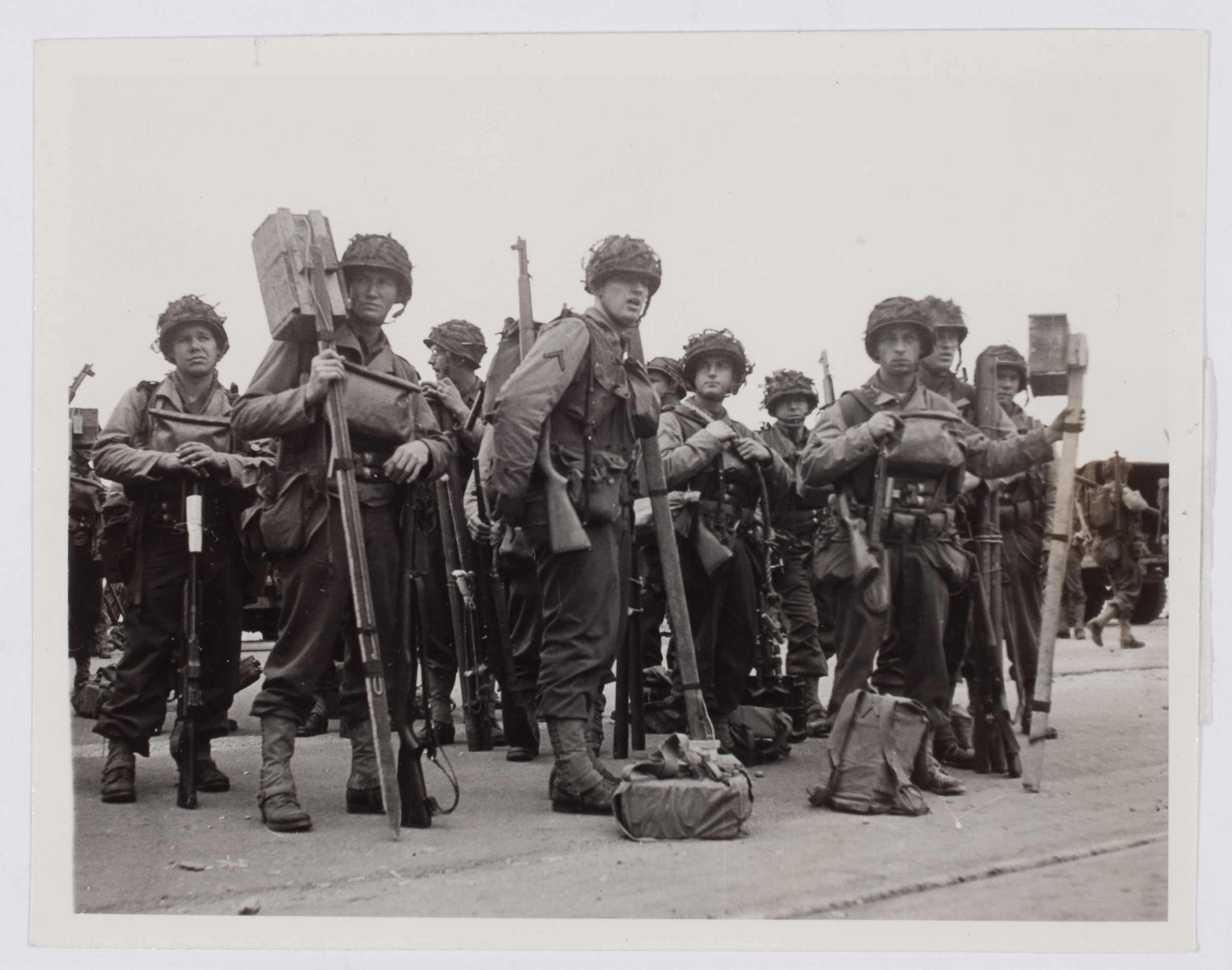 [Allied soldiers preparing for Normandy invasion, Weymouth, England ...