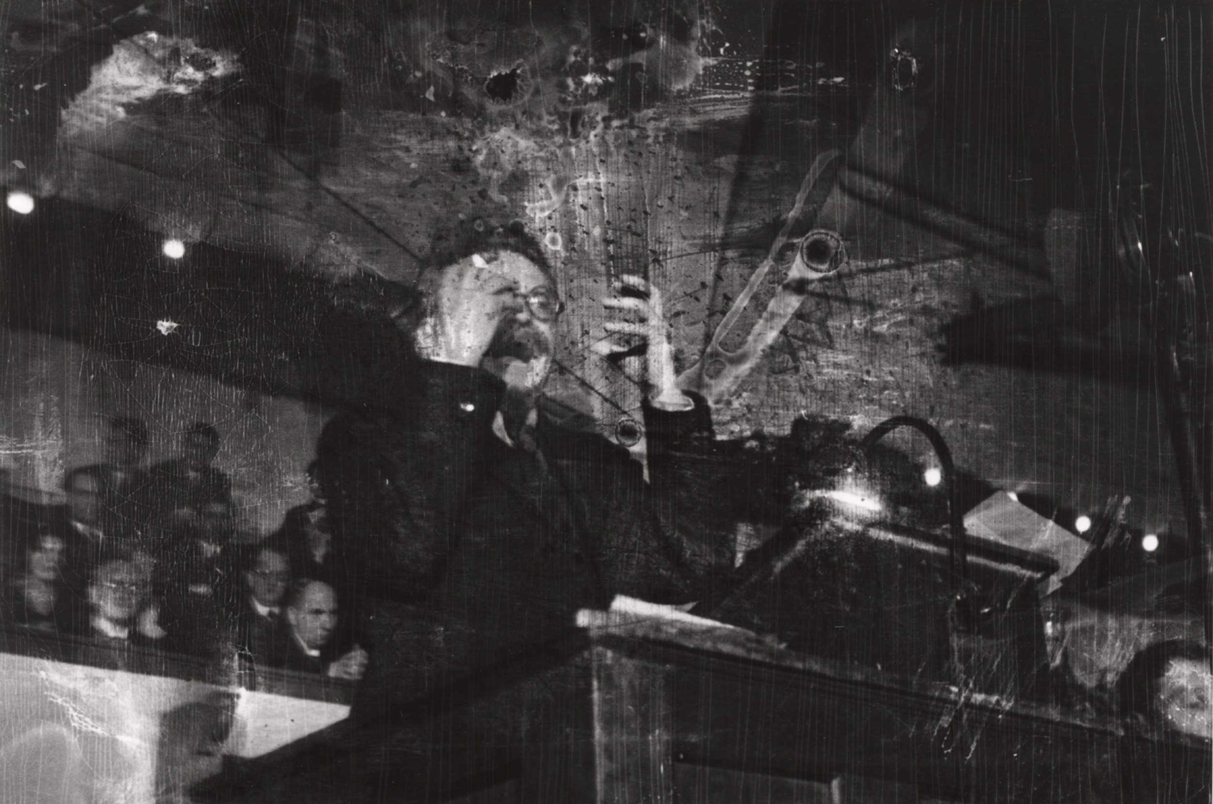 [Leon Trotsky lecturing Danish students on the history of the Russian ...