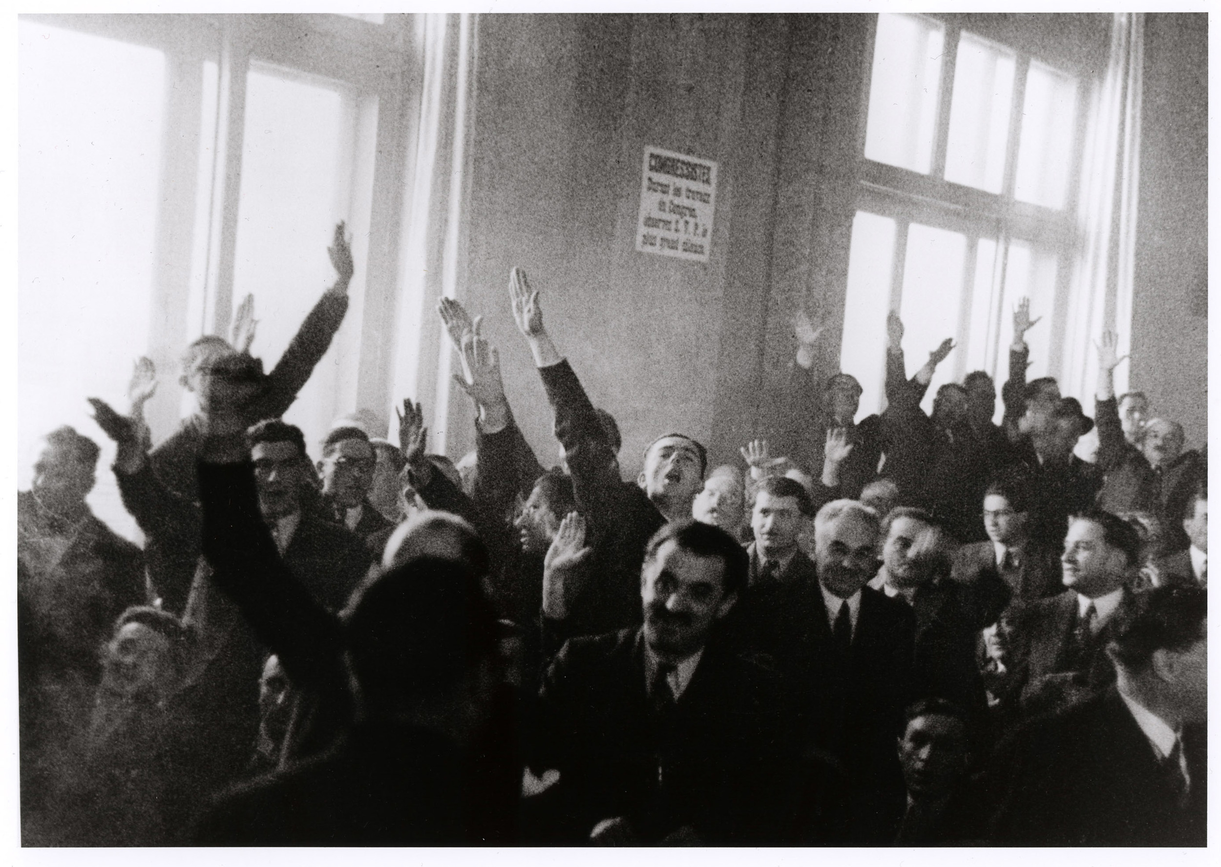 [Delegates at a Radical Socialist party convention, Biarritz, France ...