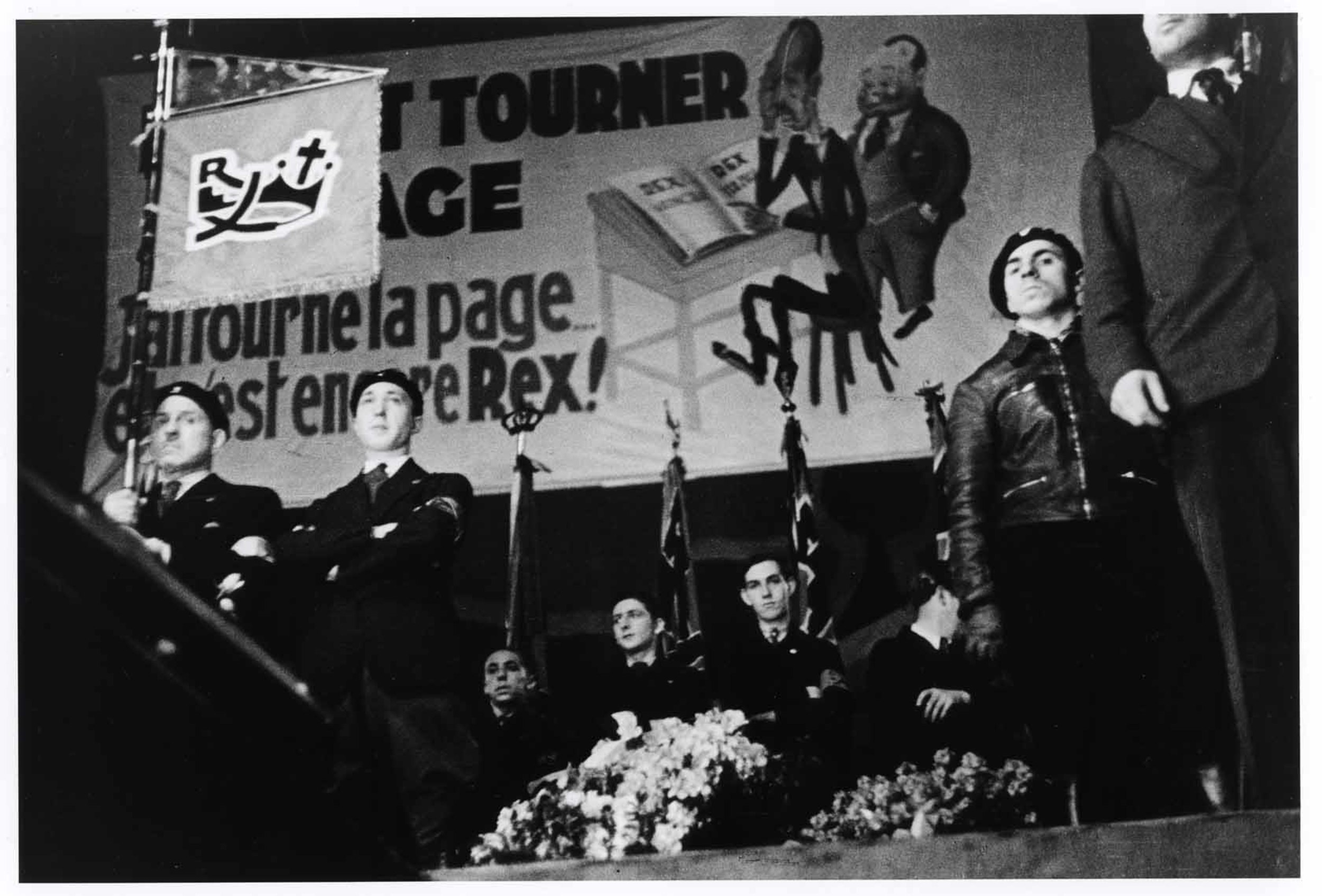 [A rally of the fascist Rex party before the national elections in ...