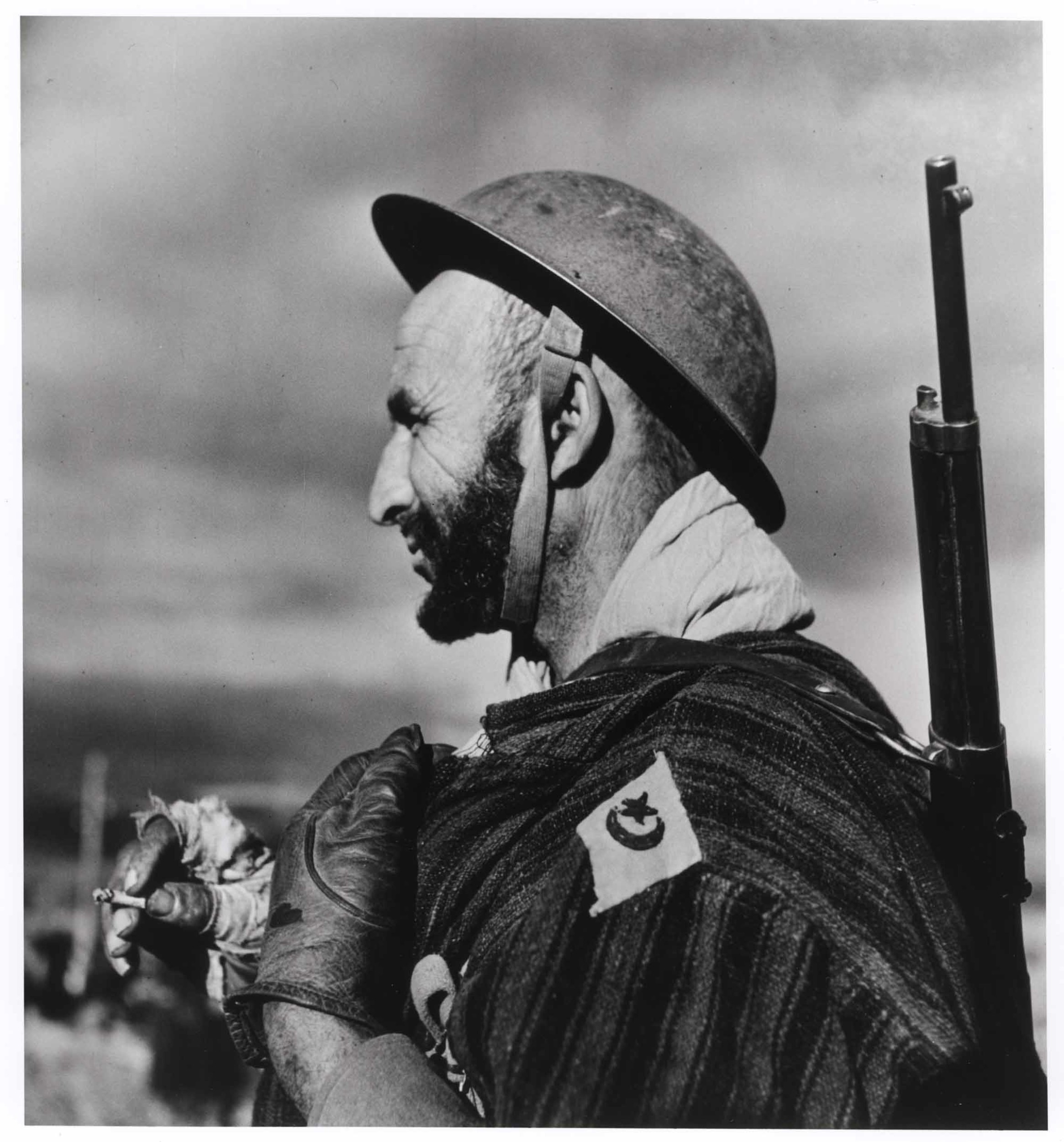 [Soldier of the 2nd Moroccan Infantry Division, near Mount Pantano ...