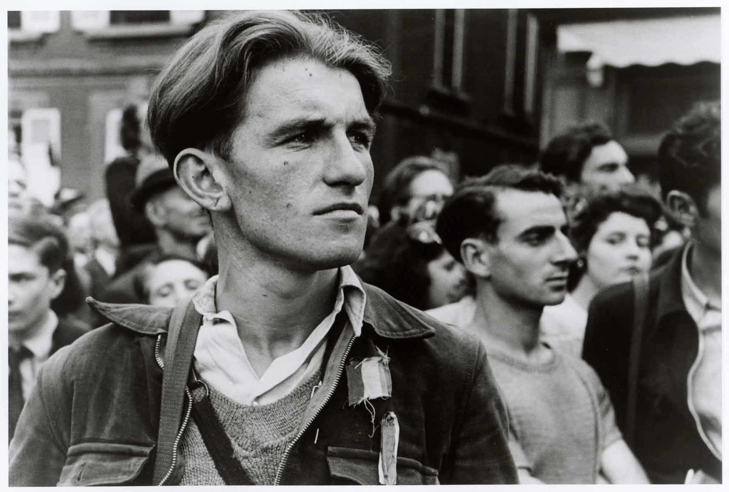 [French Resistance fighter in the liberated city, Paris ...