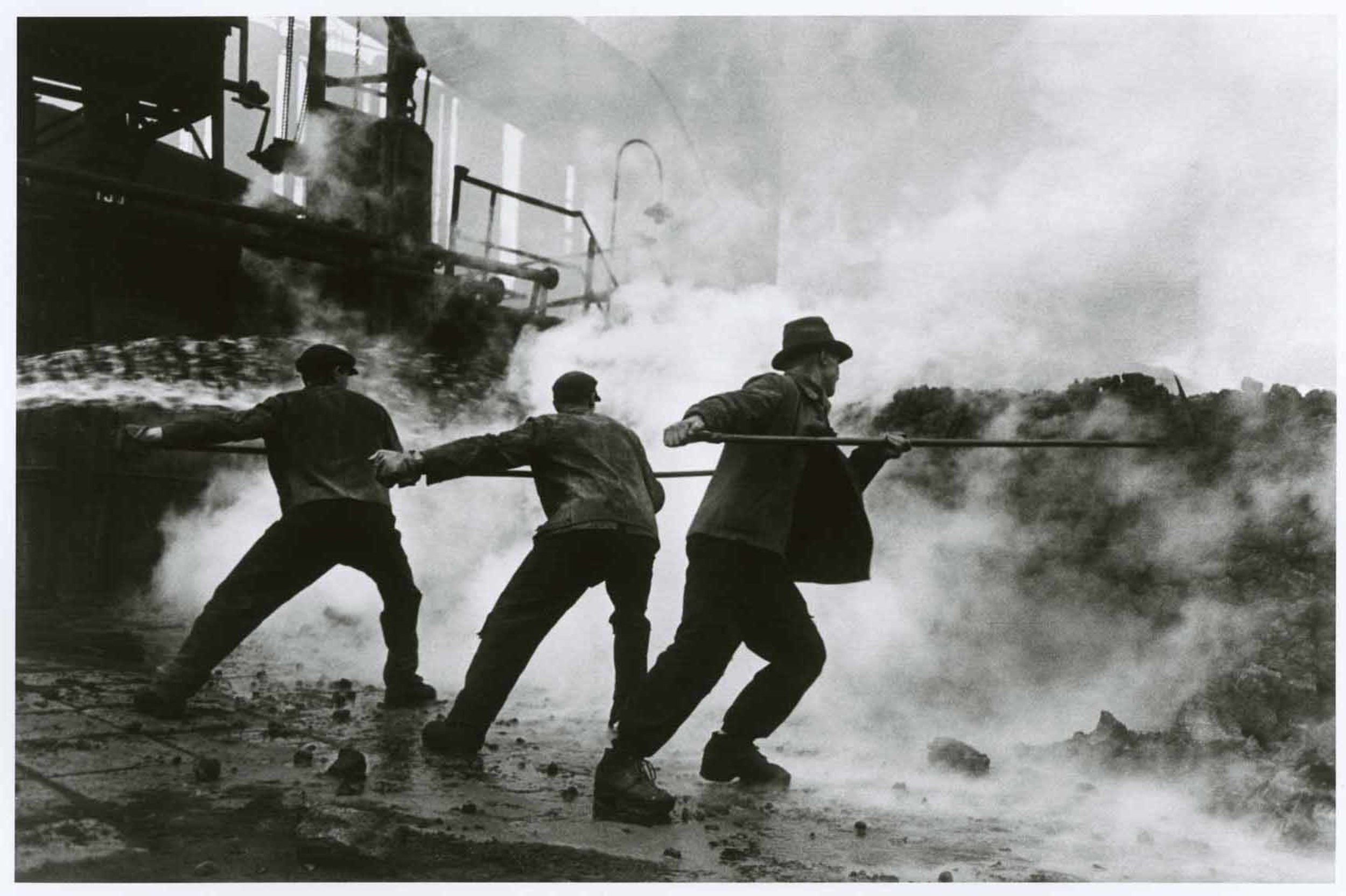 [Workers in a steel factory, Poland] | International Center of Photography