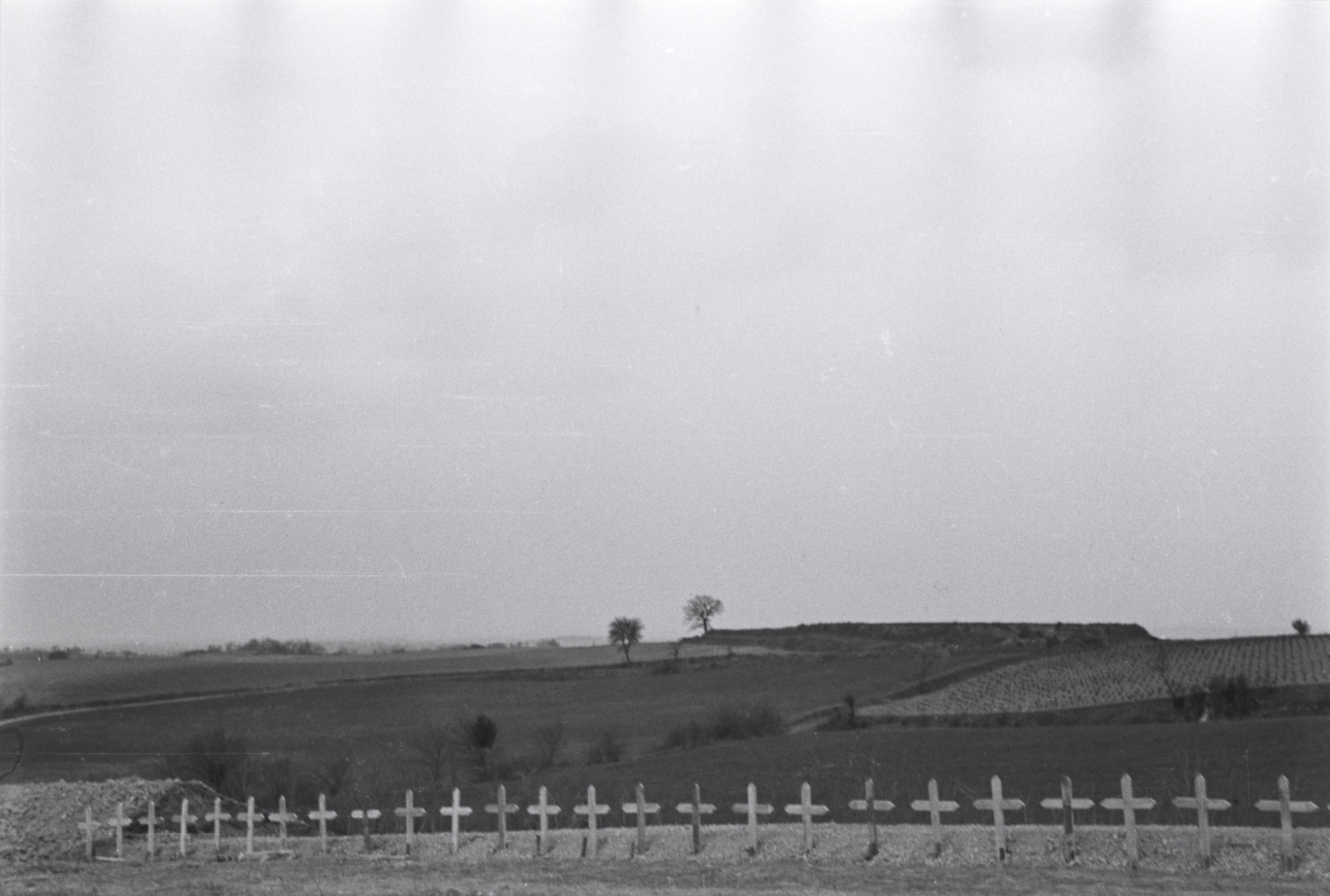 [Cemetery near an internment camp for Spanish refugees, Bram, France ...