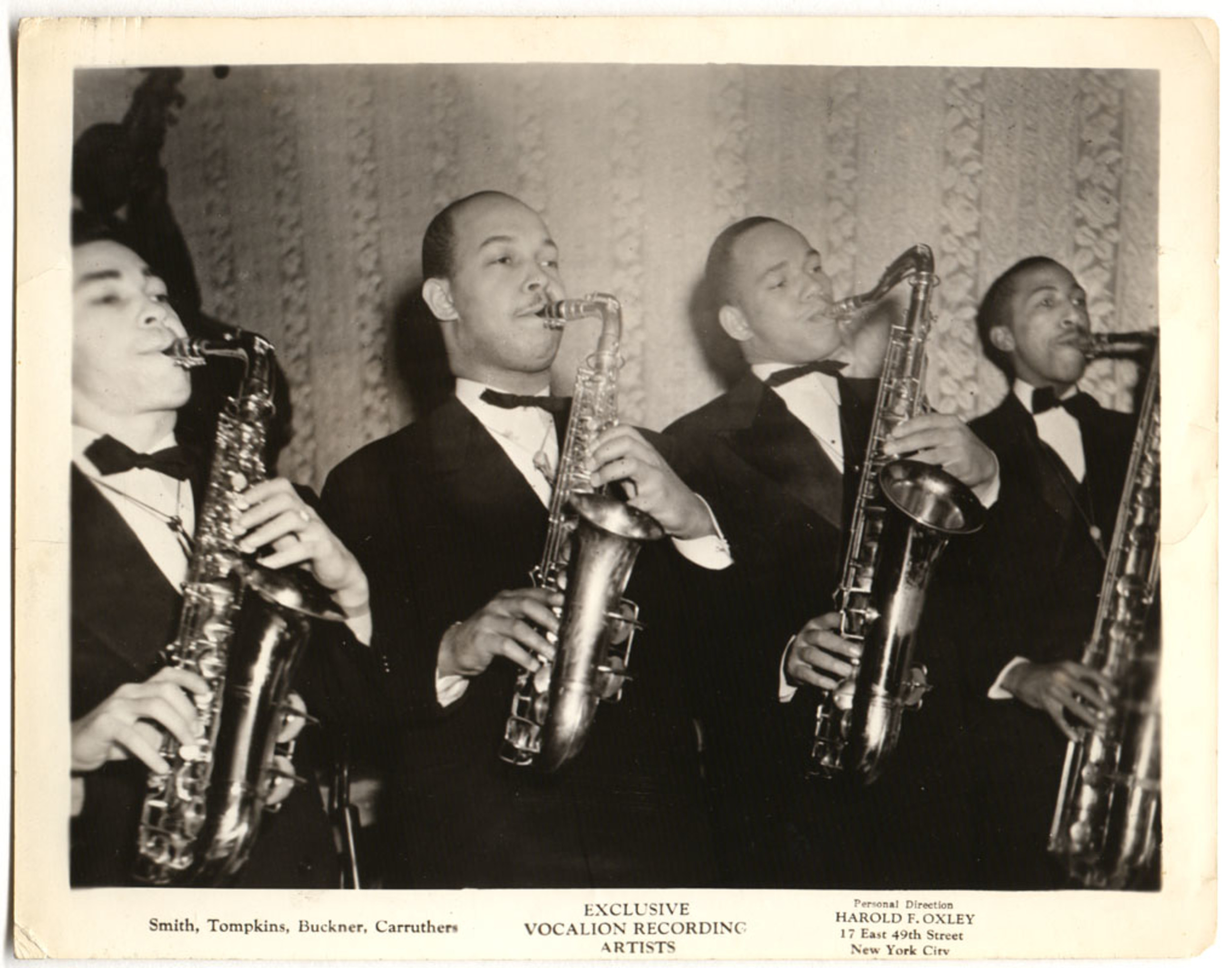 [Willie Smith, Eddie Tompkins, Ted Buckner, and Earl Carruthers ...
