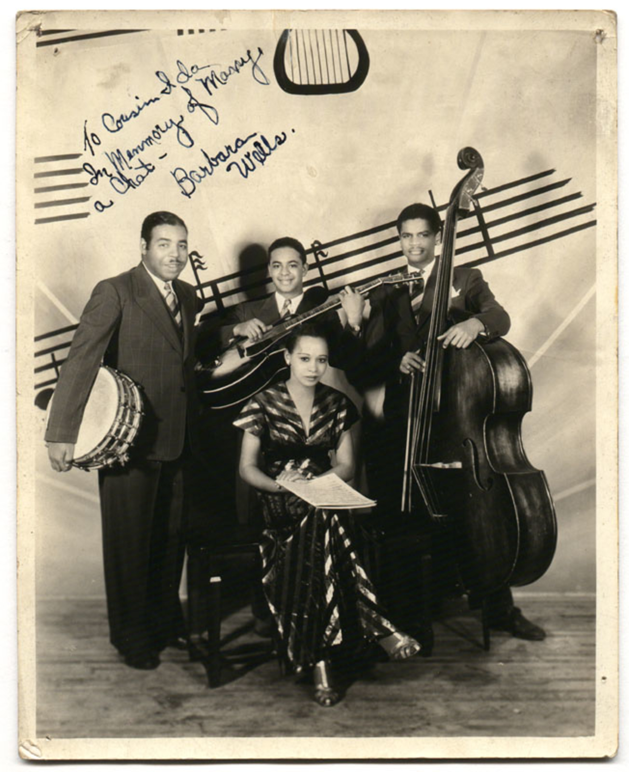 [Barbara Wells and Band] | International Center of Photography