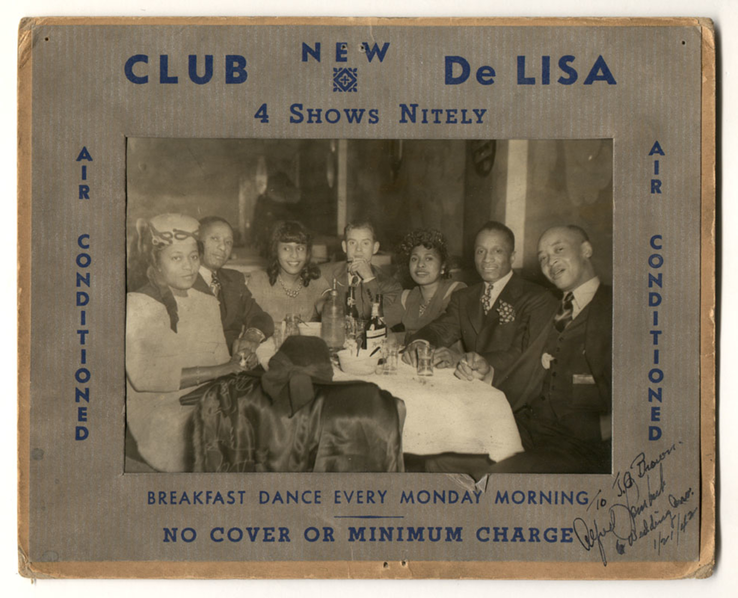 Group at the Club DeLisa, Chicago, Illinois | International Center of ...