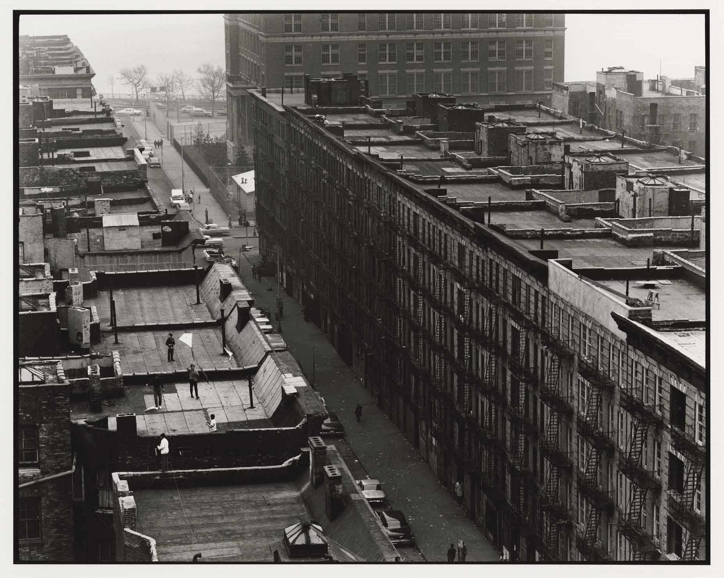 [Aerial view of city block, New York] | International Center of Photography