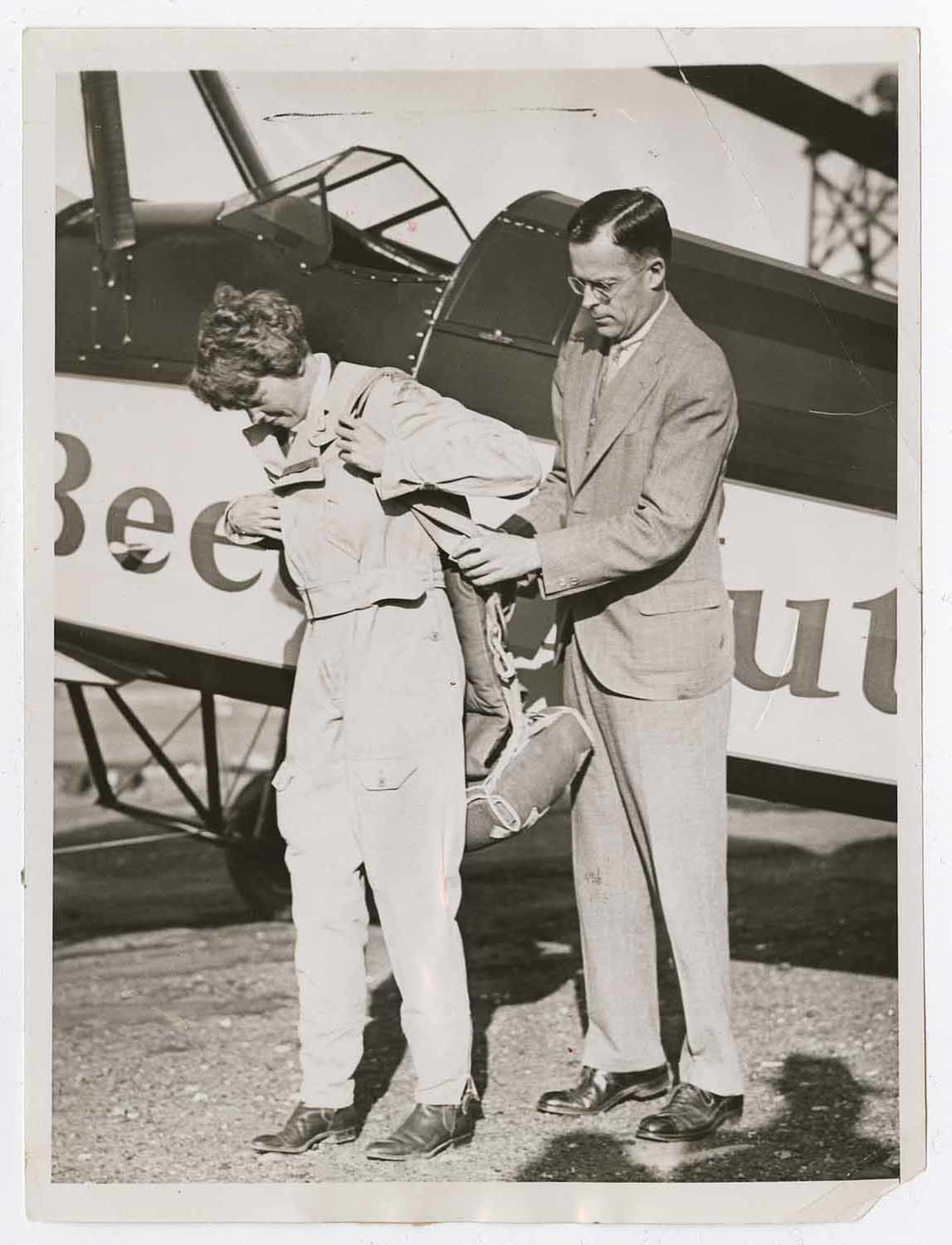 [Amelia Earhart and George Palmer Putnam, Newark] | International ...