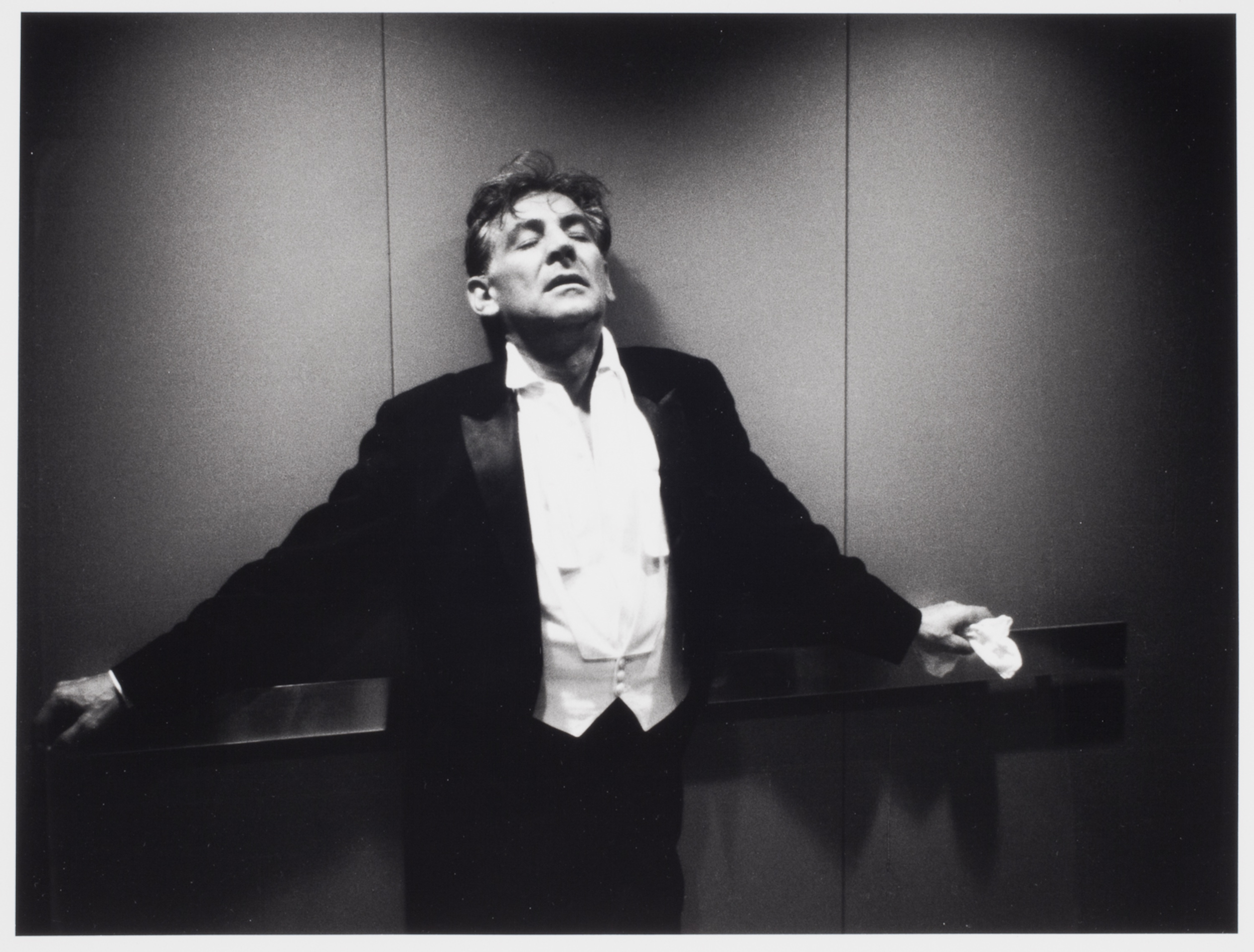 [Leonard Bernstein after Philharmonic performance] | International ...