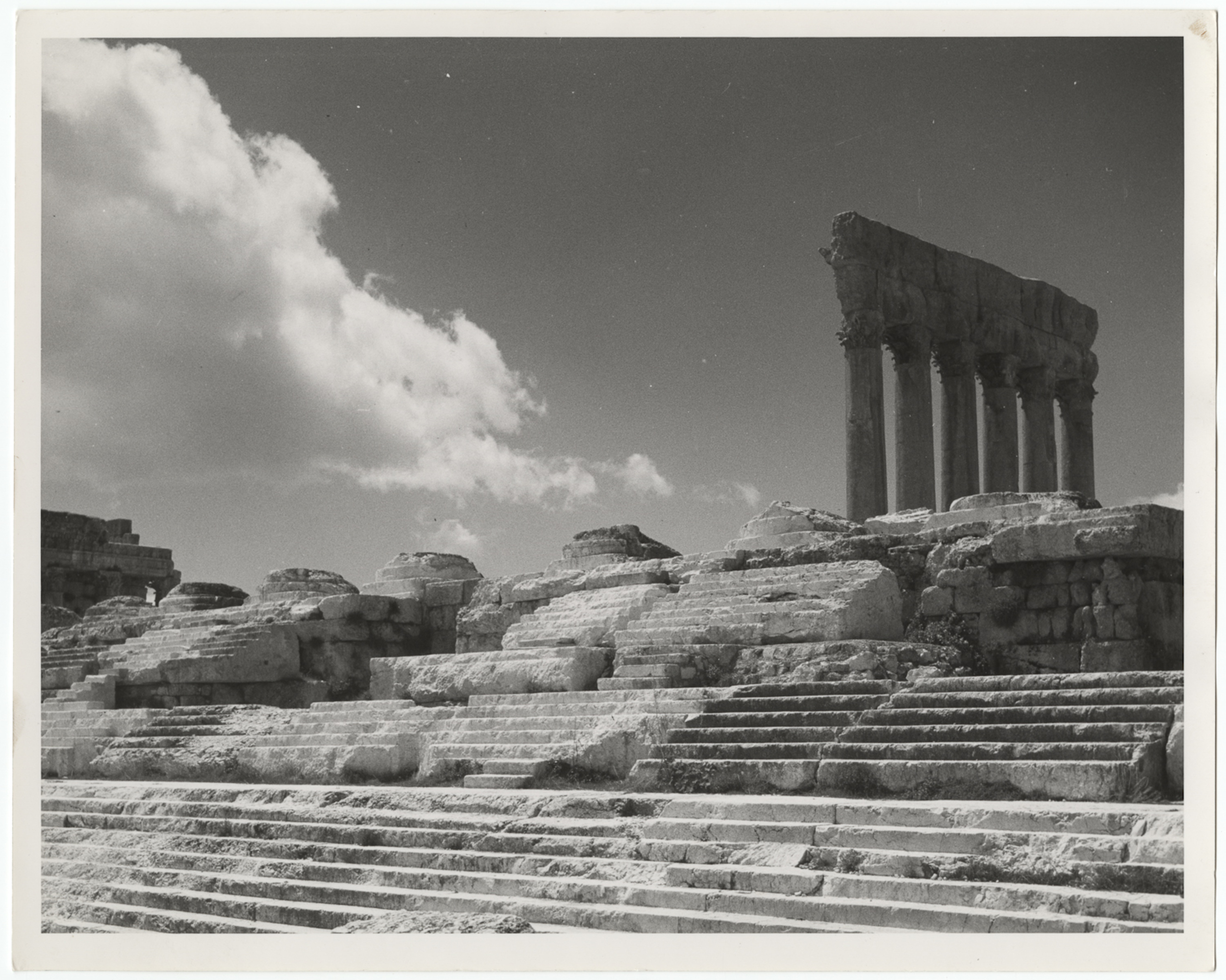 Stairs of Temple of Jupiter, Baalbek, Syria | International Center of ...