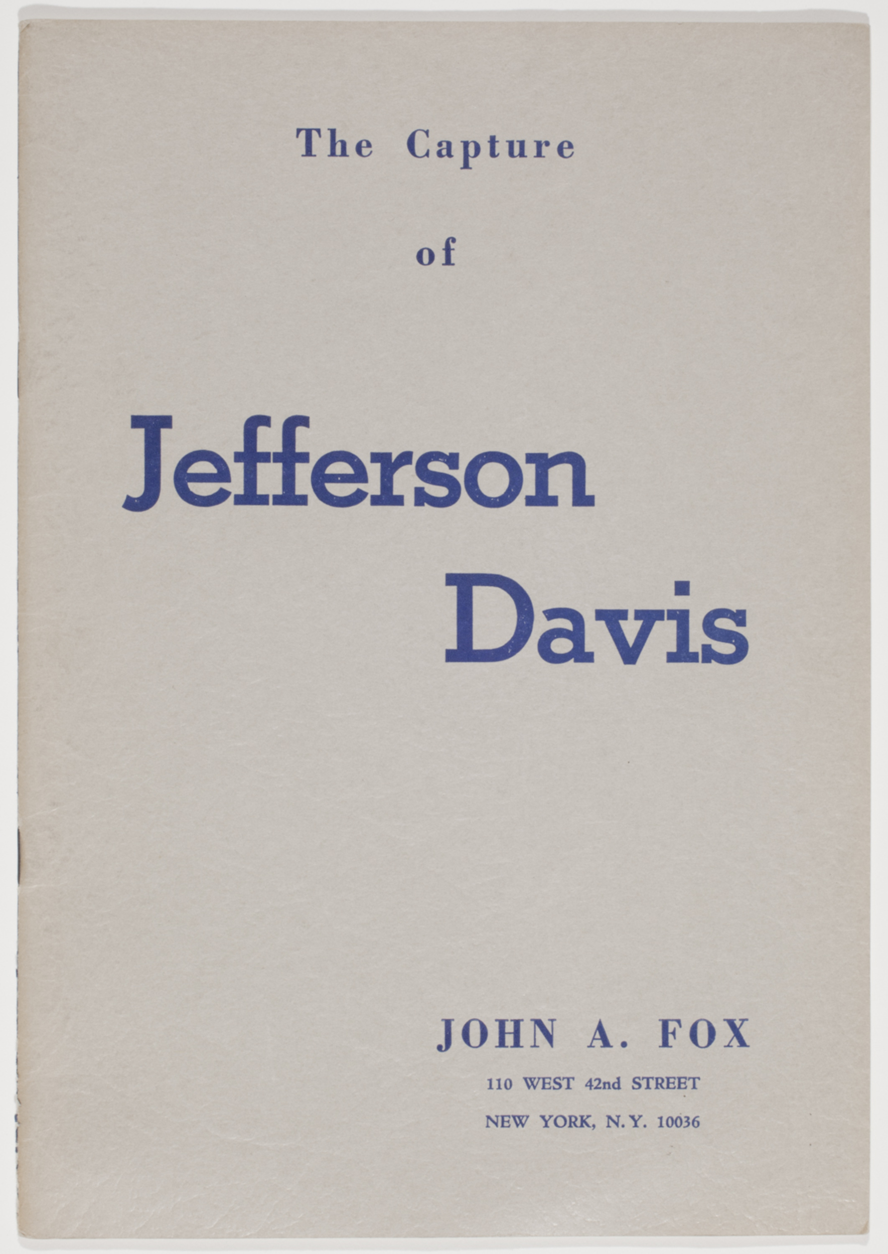 The Capture of Jefferson Davis | International Center of Photography