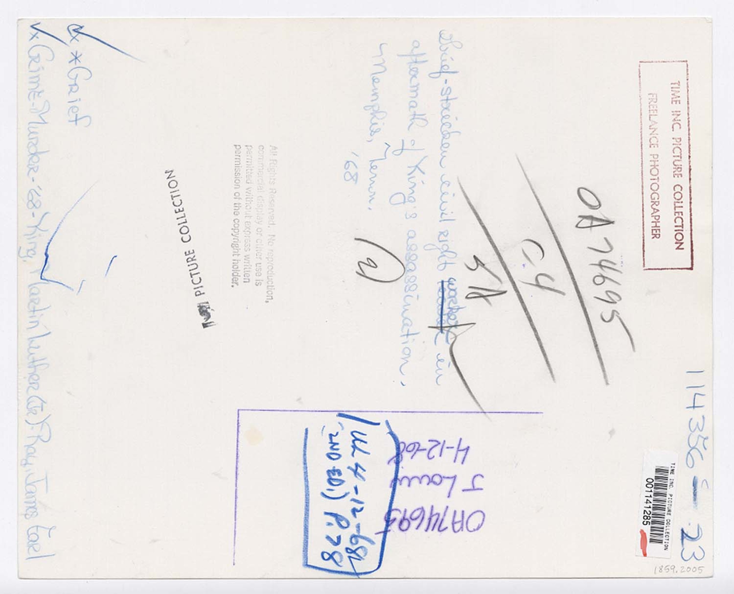 Grief-stricken Civil Rights worker in aftermath of King's assassination ...