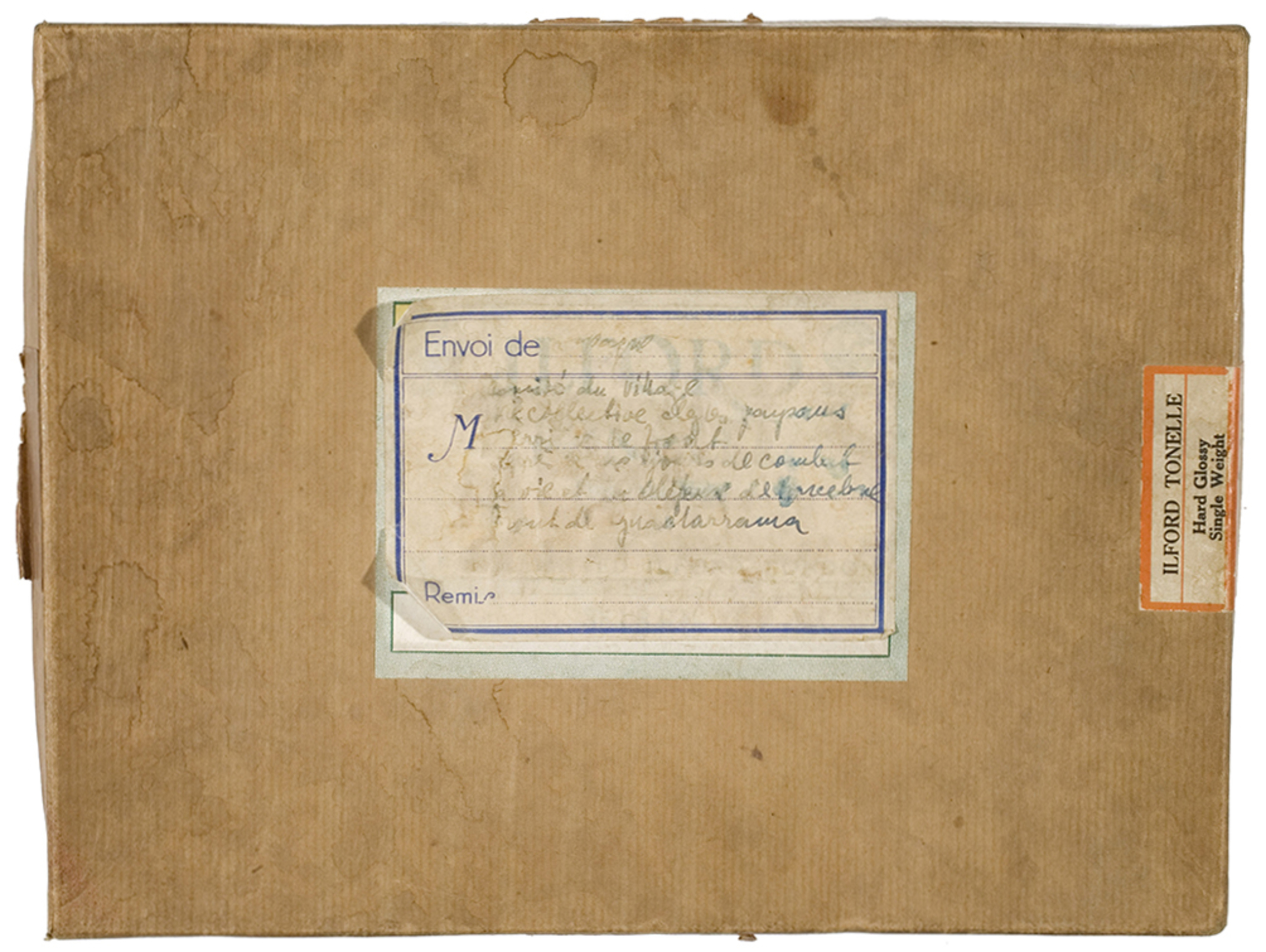 [Tan box of the Mexican Suitcase] | International Center of Photography