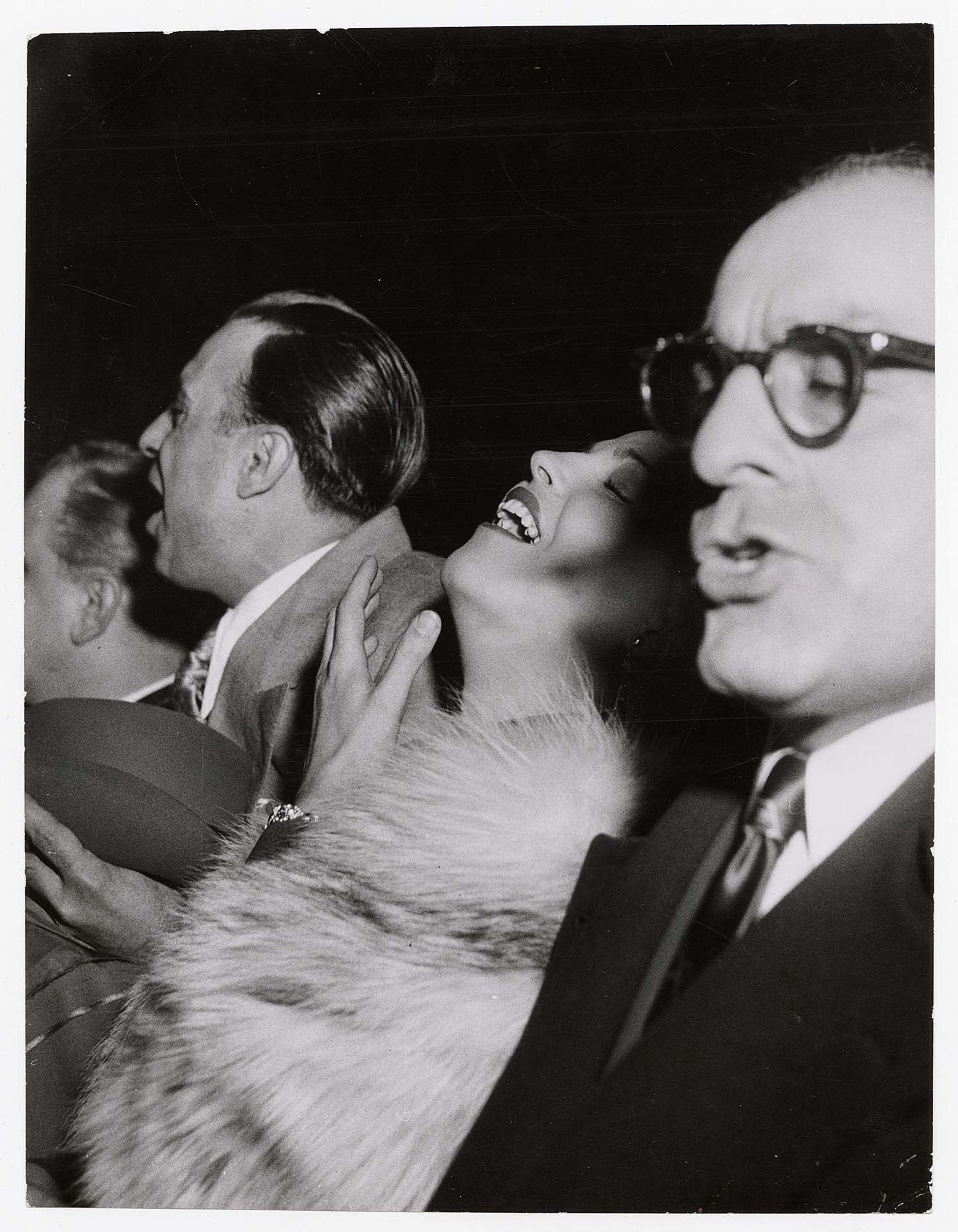 Vicki LaMotta screaming with joy at the turning point of the fight ...