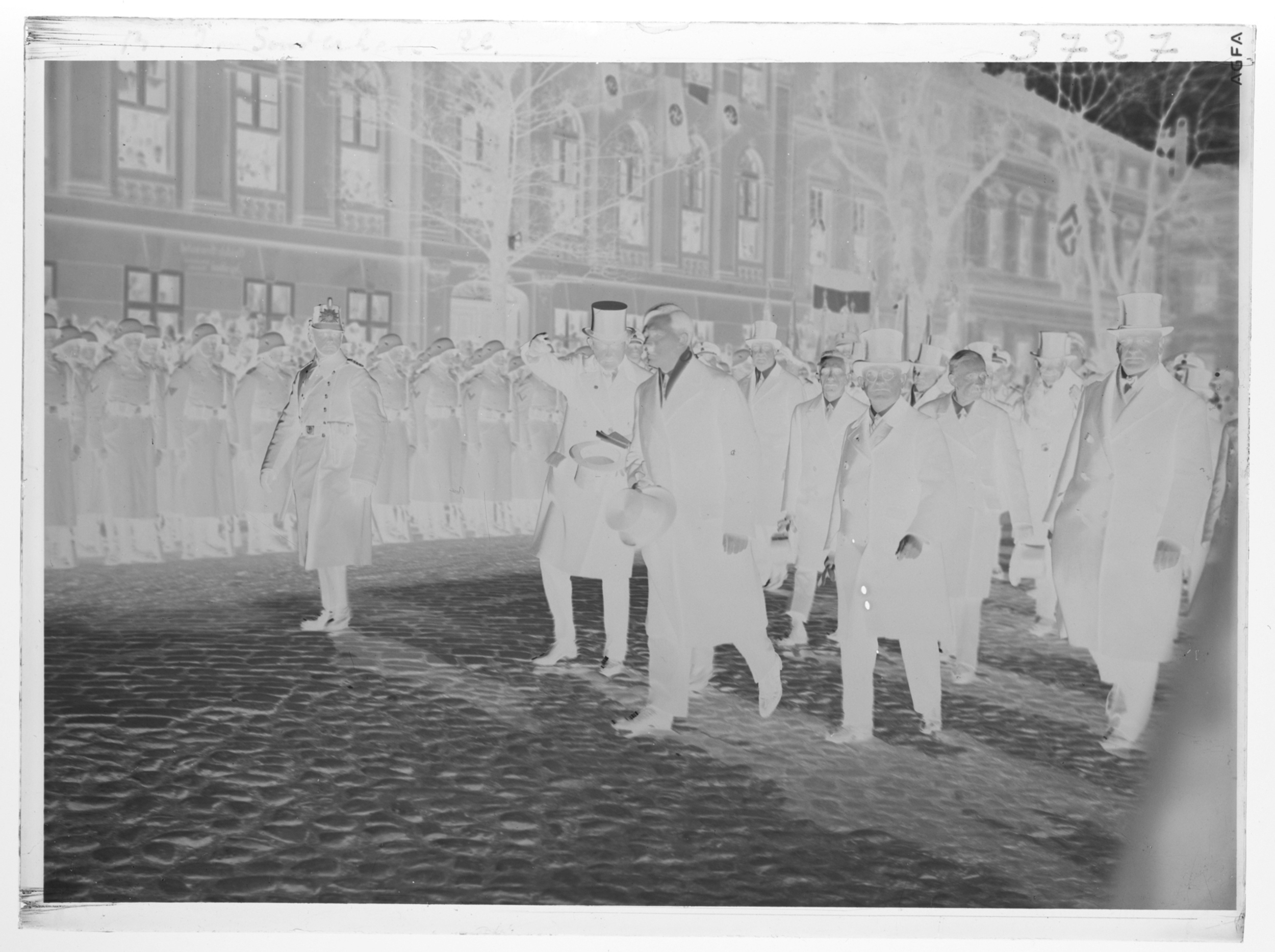 [Adolf Hitler walking to Garrison Church, Potsdam, Day of Potsdam ...